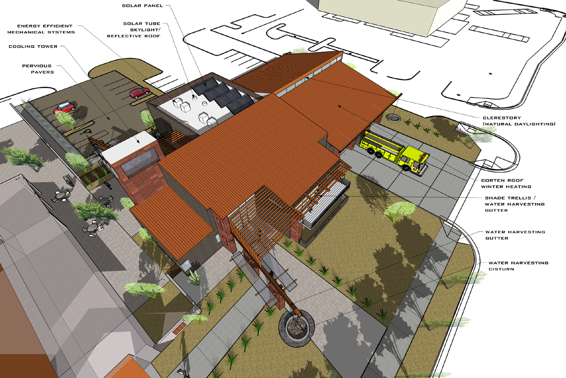 Scottsdale Fire Station + Administration by LEA Architects, LLC ...