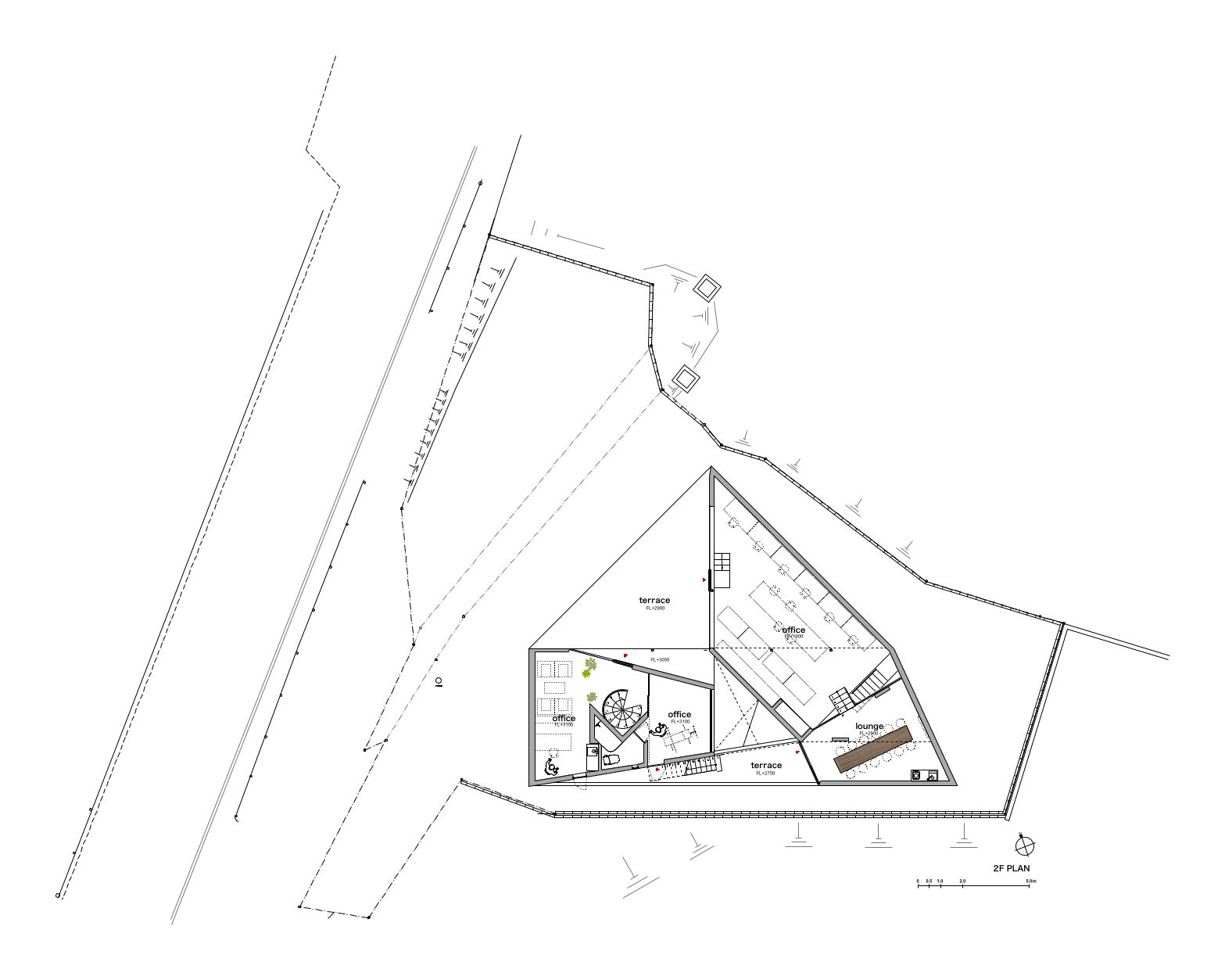 Idea 1338548: BLUES DESIGN Office by D.I.G Architects in Obu, Japan ...