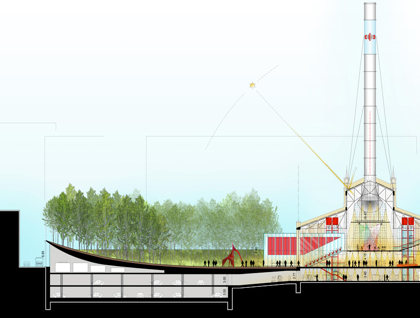 This Single, Striking Section Drawing Encapsulates Renzo Piano’s Vision ...