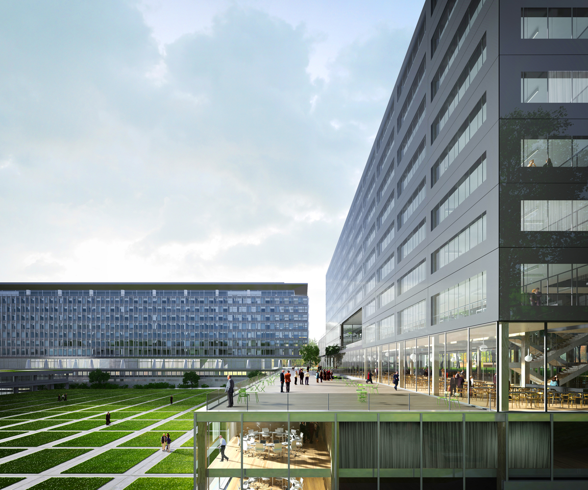 Extension of the WHO headquarter - Architizer