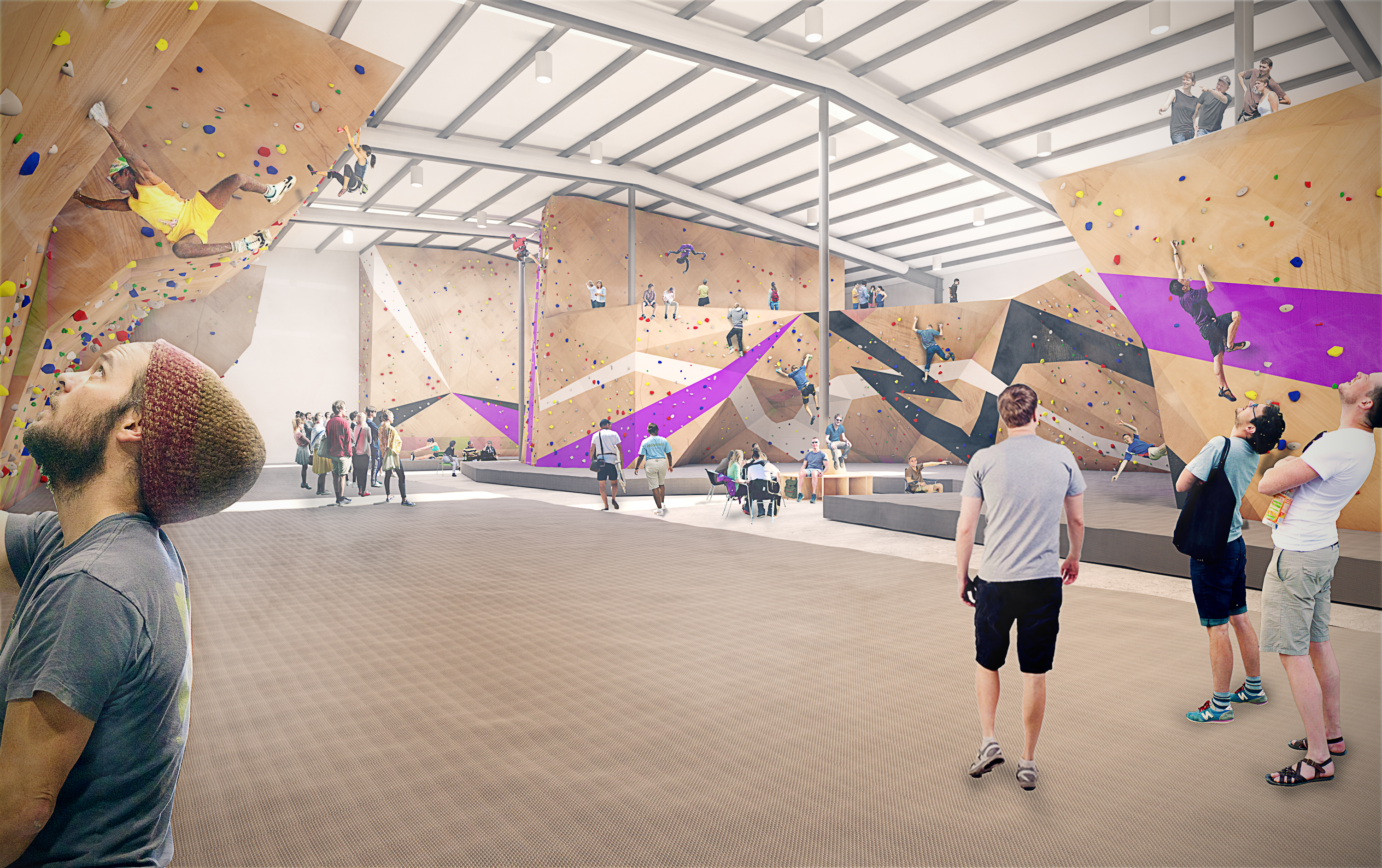 Crux Climbing Center by Derrington Building Studio - Architizer