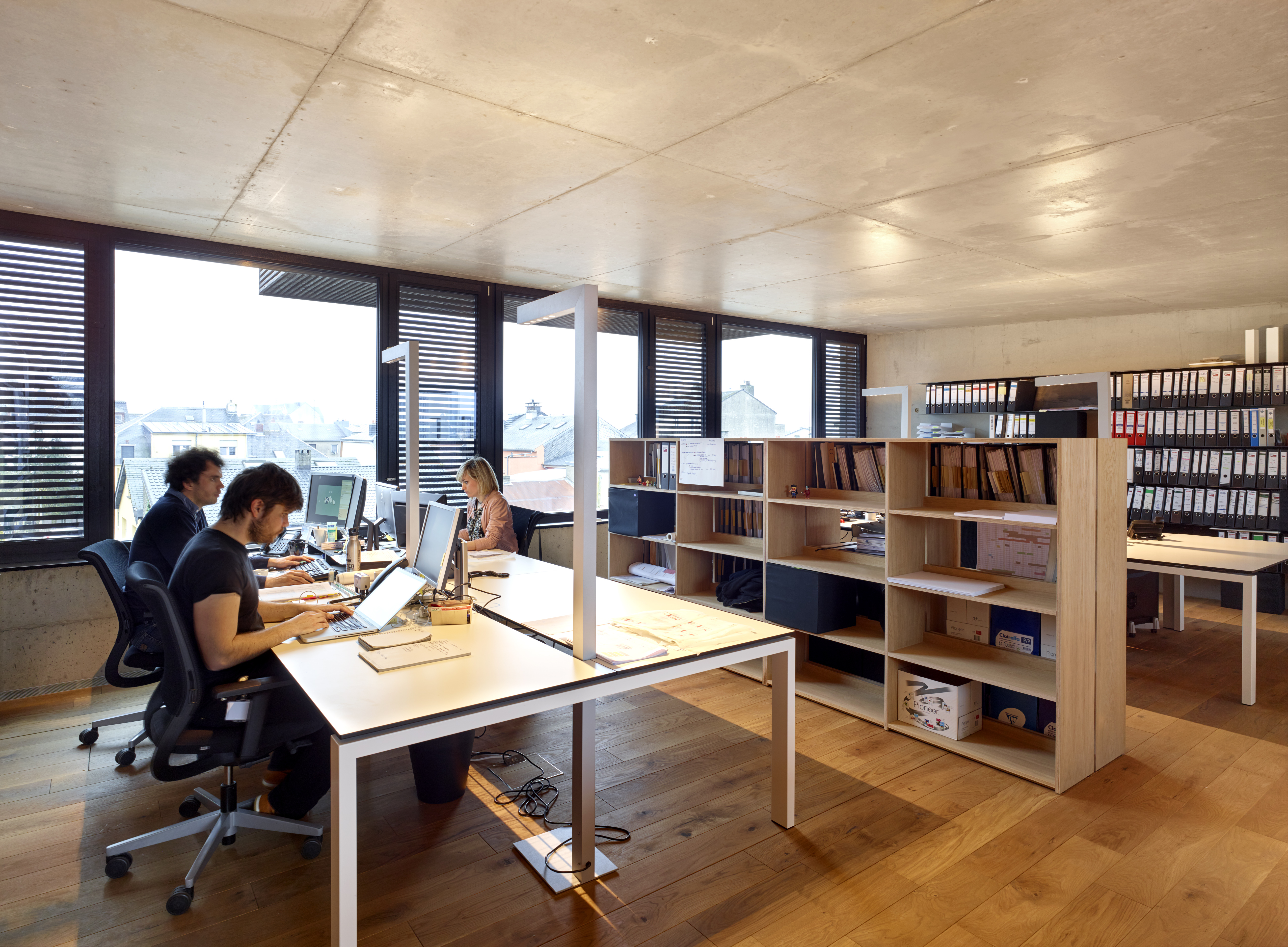 Rocade_Office & retail building with burnt wood facade yakisugi by STDM ...