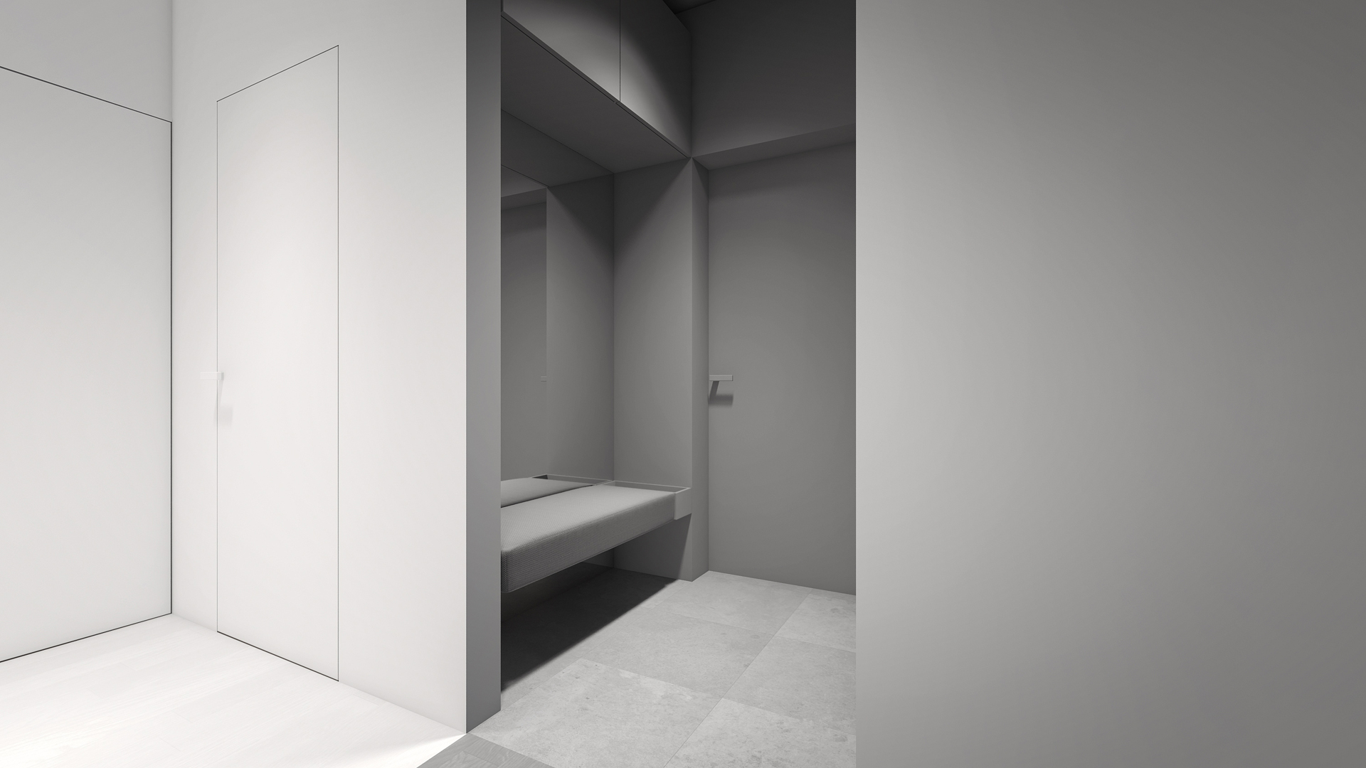 The apartment of 90 square meters - Warsaw by Oporski Architektura ...