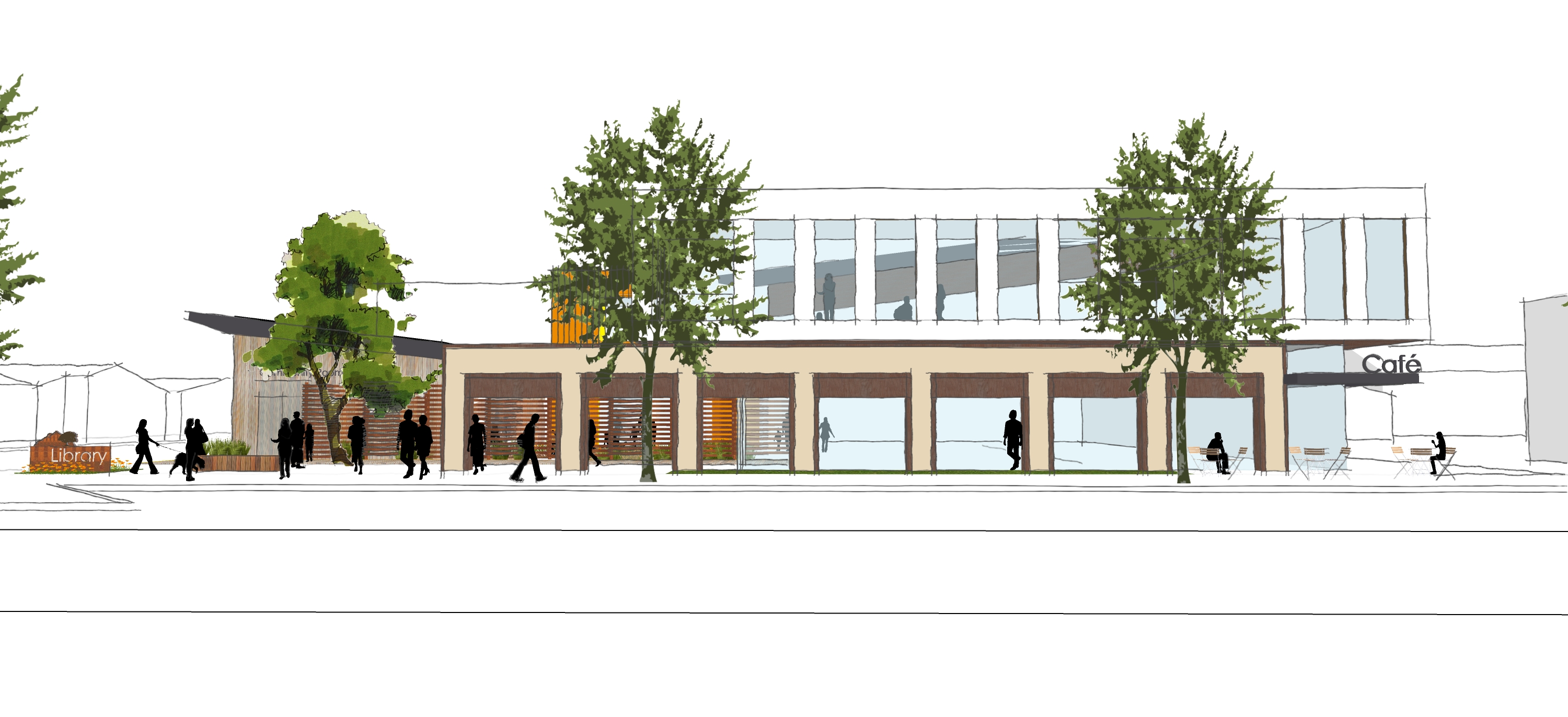 Brentwood Library by FOG Studio - Architizer