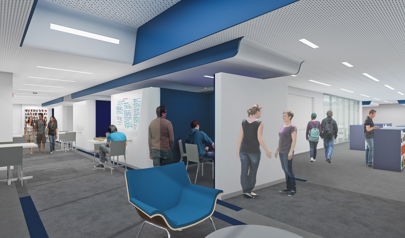 Cooperman Library, Hunter College, CUNY by Marble Fairbanks - Architizer