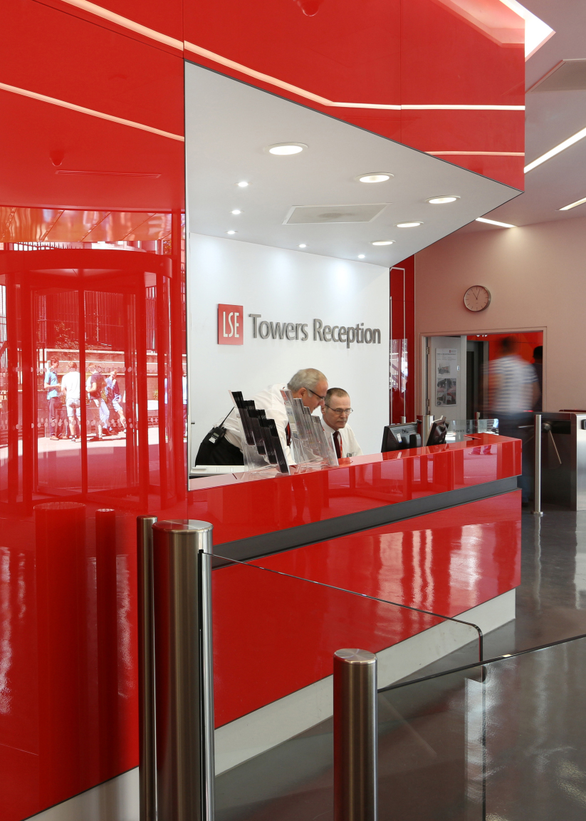 LSE Towers Reception, Aldwych by ArchitecturePLB - Architizer