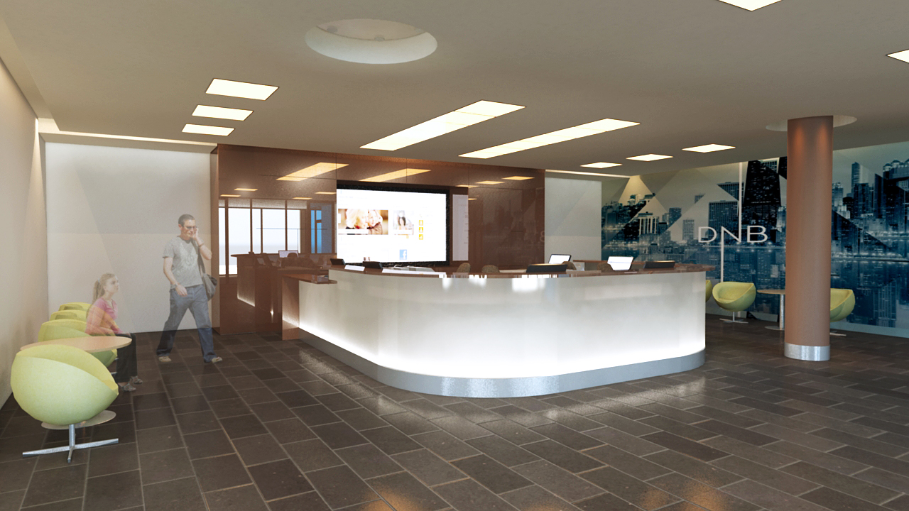 DNB Branch ( one of 900 branches) by SBI Design as - Architizer