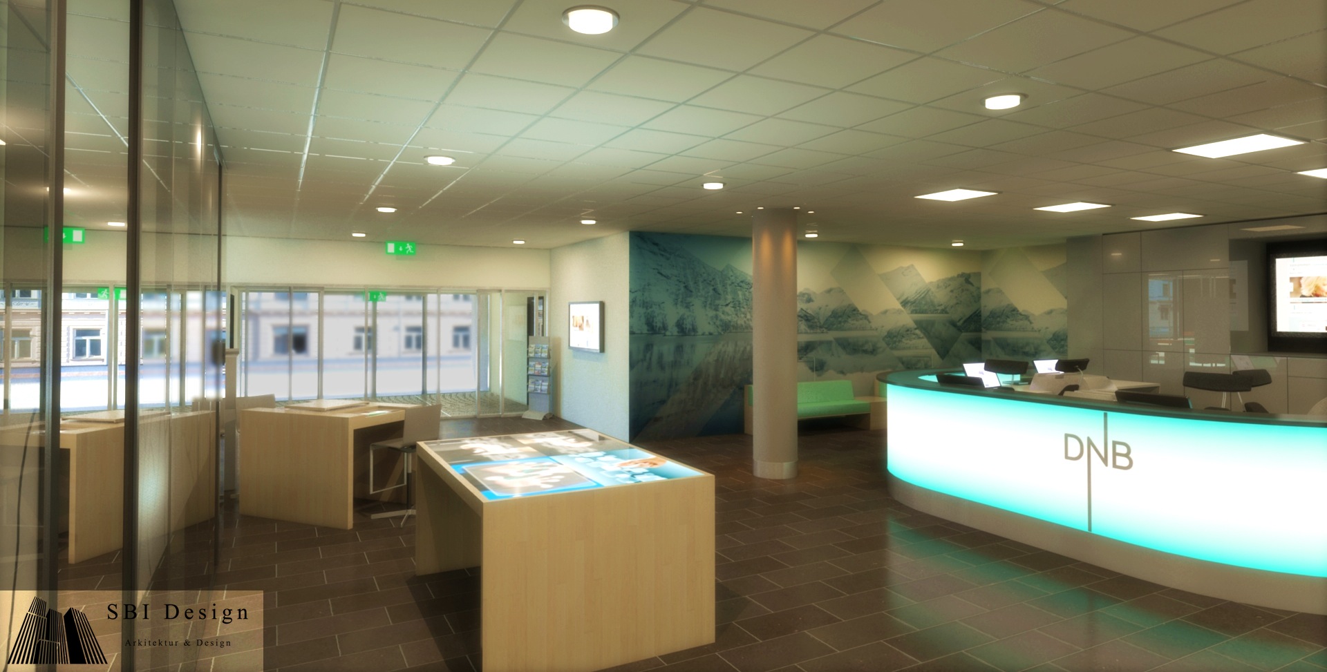 DNB Branch ( one of 900 branches) by SBI Design as - Architizer