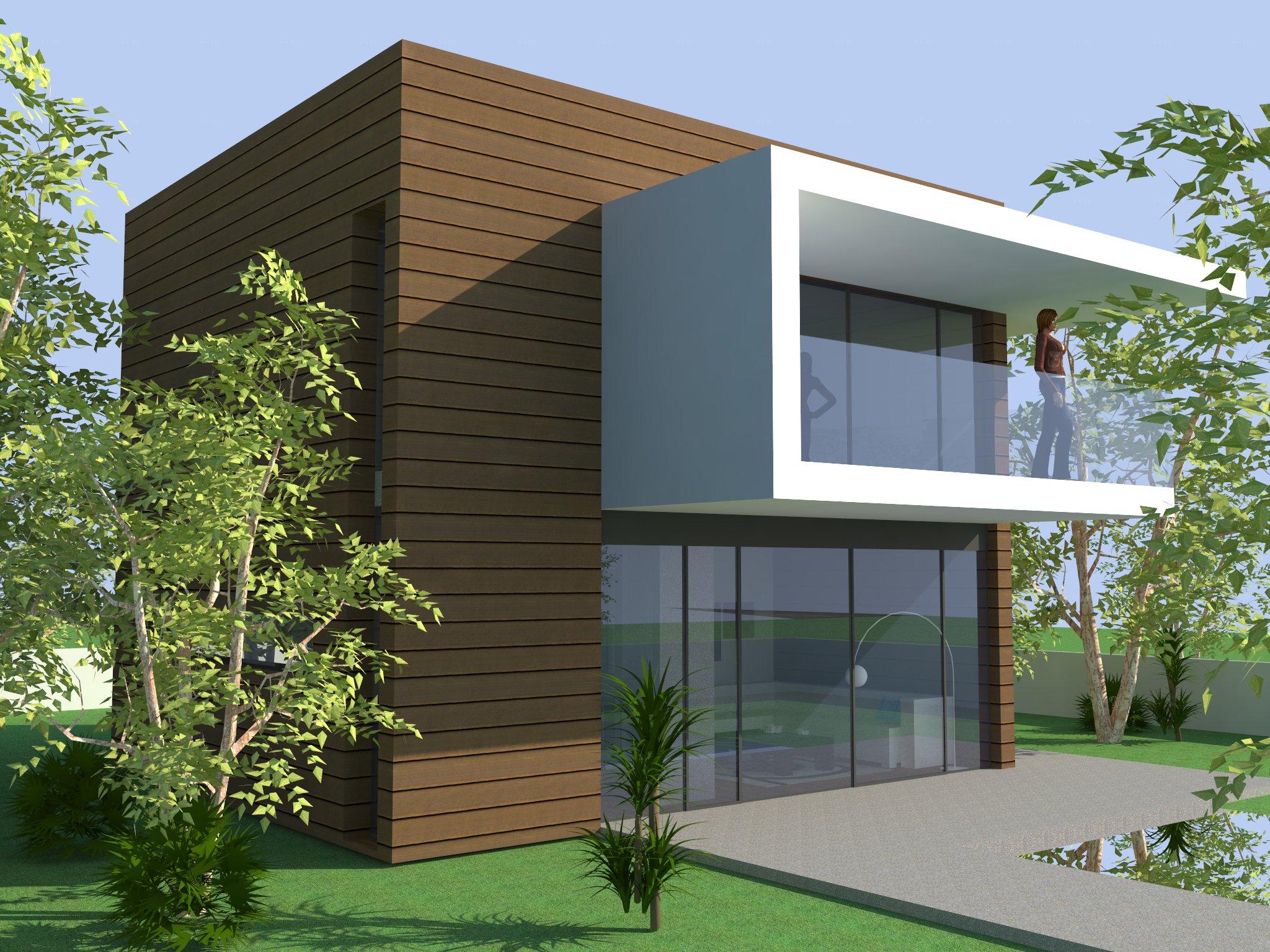 CUBE CONCEPT - wooden house model by CT Architecture + Design Studio ...