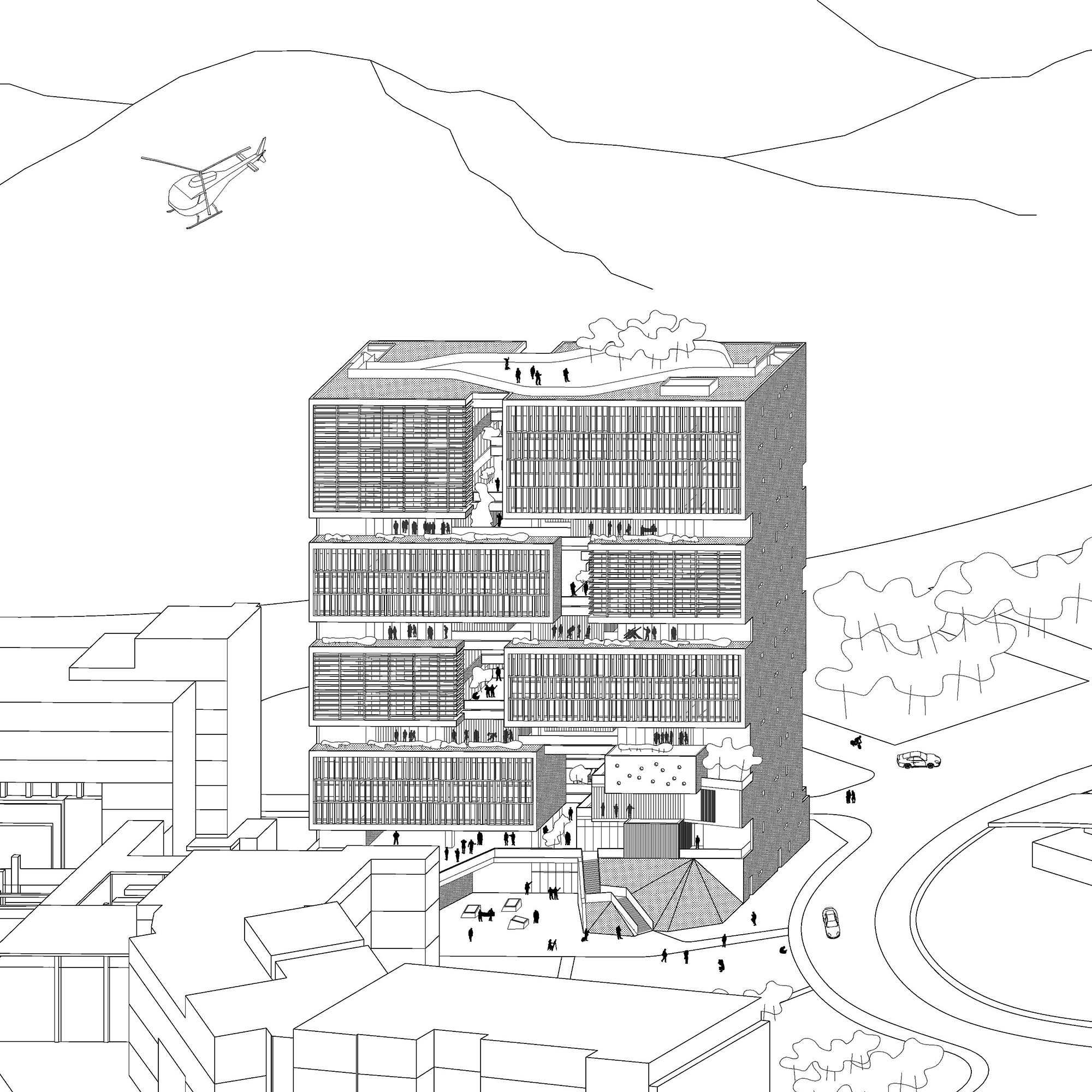 Tsinghua Ocean Center by OPEN Architecture - Architizer