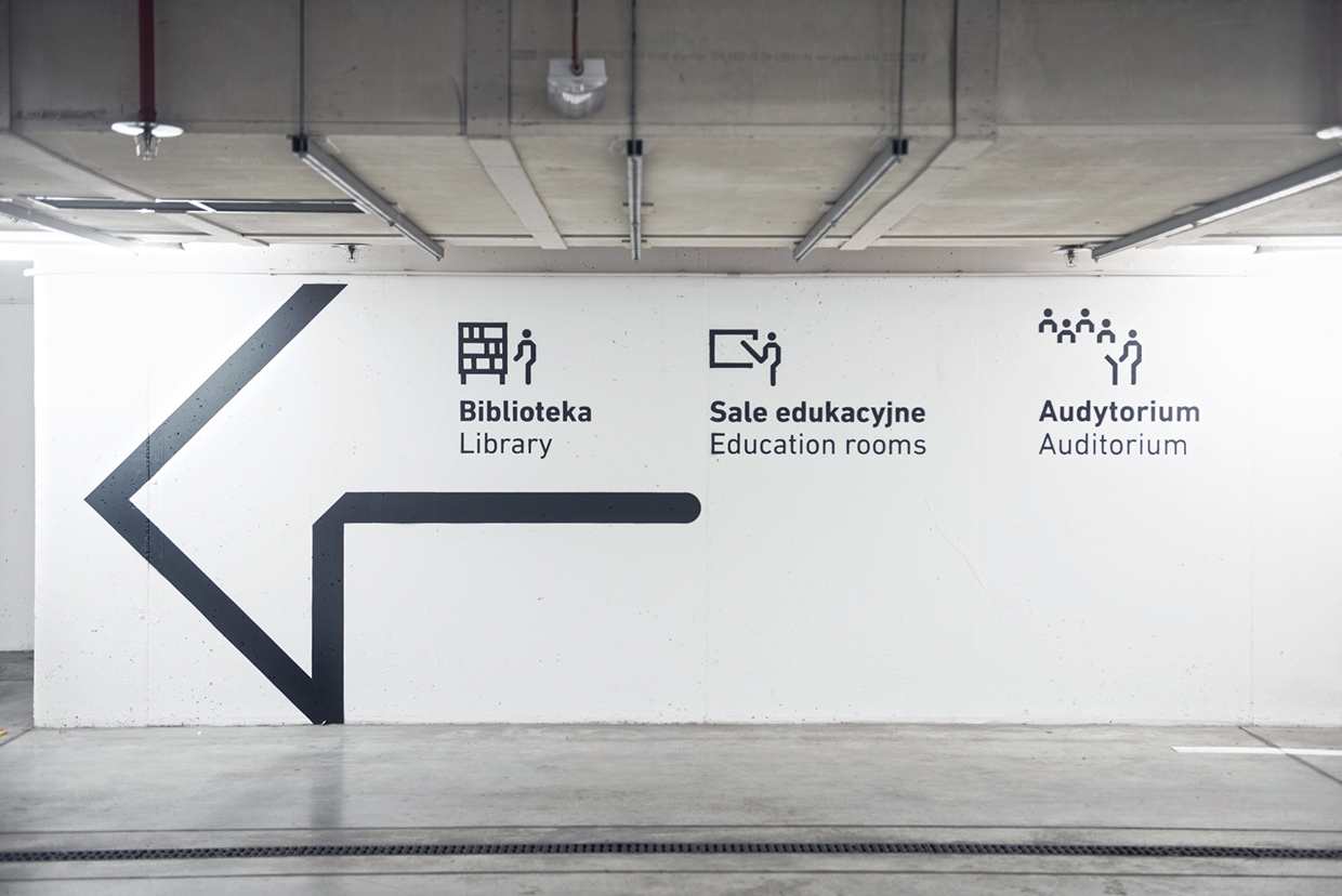 Wayfinding system in Silesian Museum by blank studio / wayfinding ...