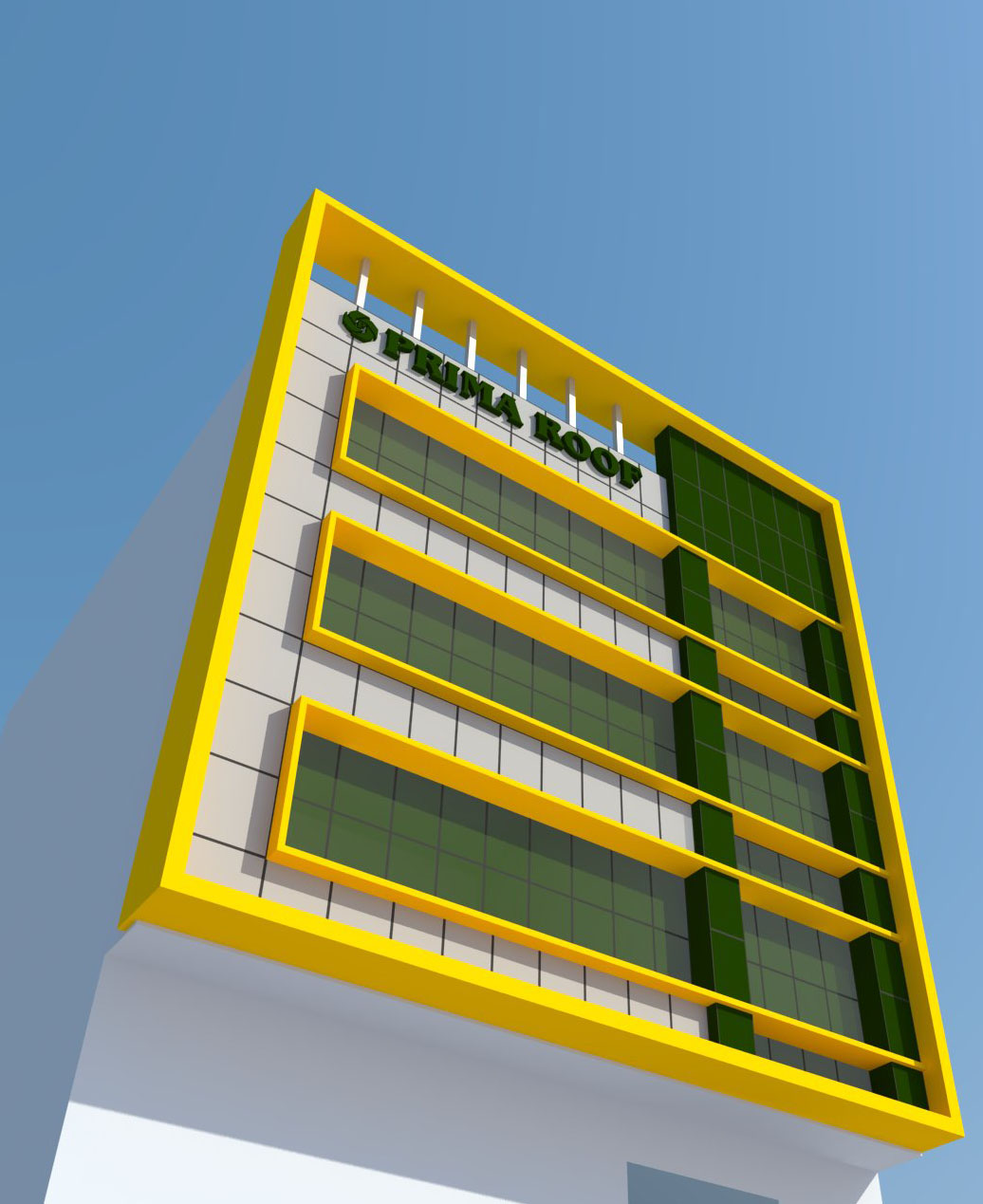 Prima Roof Building Facade by Quadrant Associate - Architizer