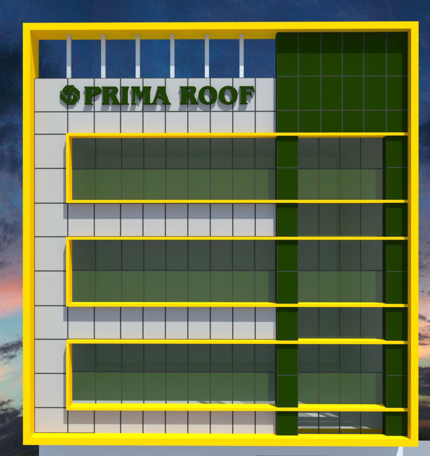 Prima Roof Building Facade by Quadrant Associate - Architizer