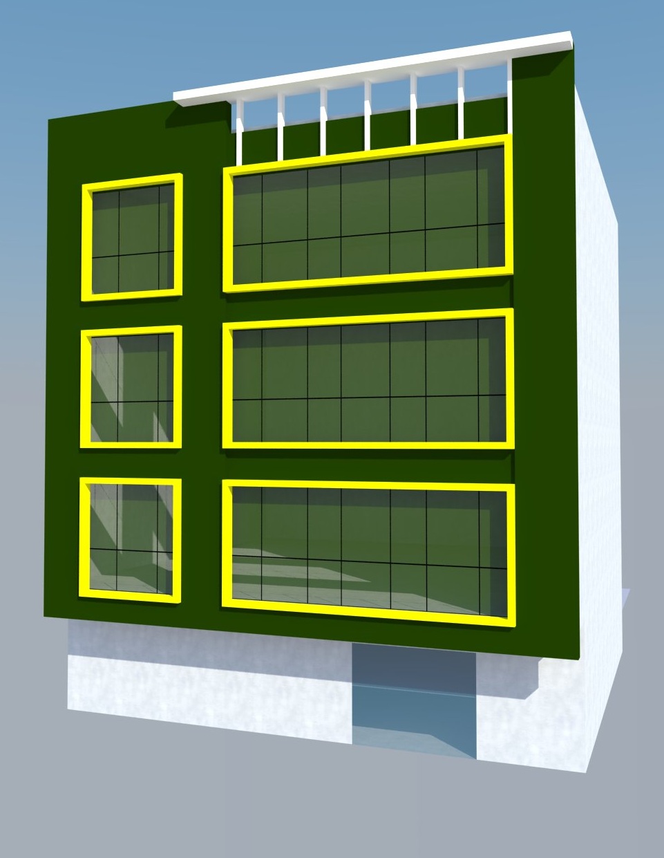 Prima Roof Building Facade by Quadrant Associate - Architizer