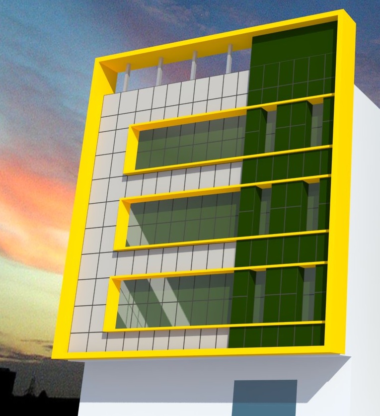 Prima Roof Building Facade by Quadrant Associate - Architizer