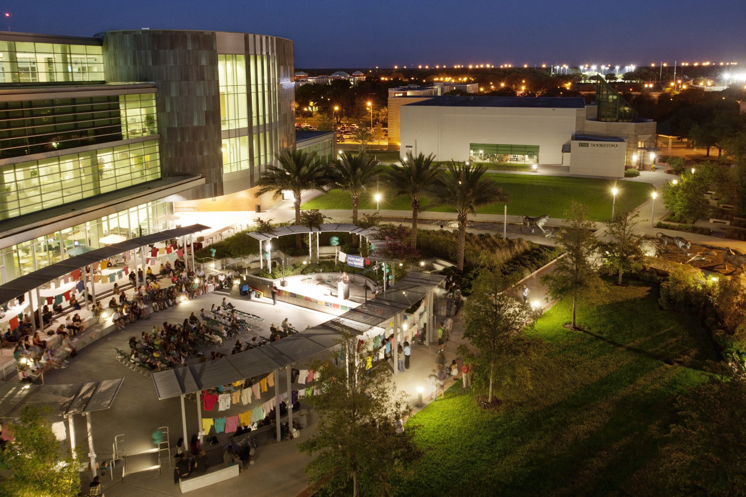 Marshall Student Center South Plaza by David Conner + Associates ...
