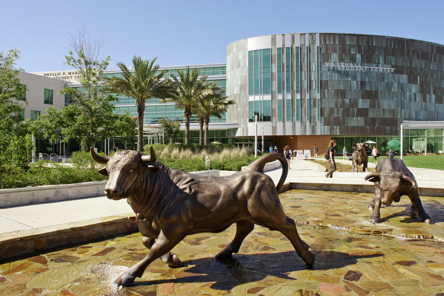 Marshall Student Center South Plaza by David Conner + Associates ...