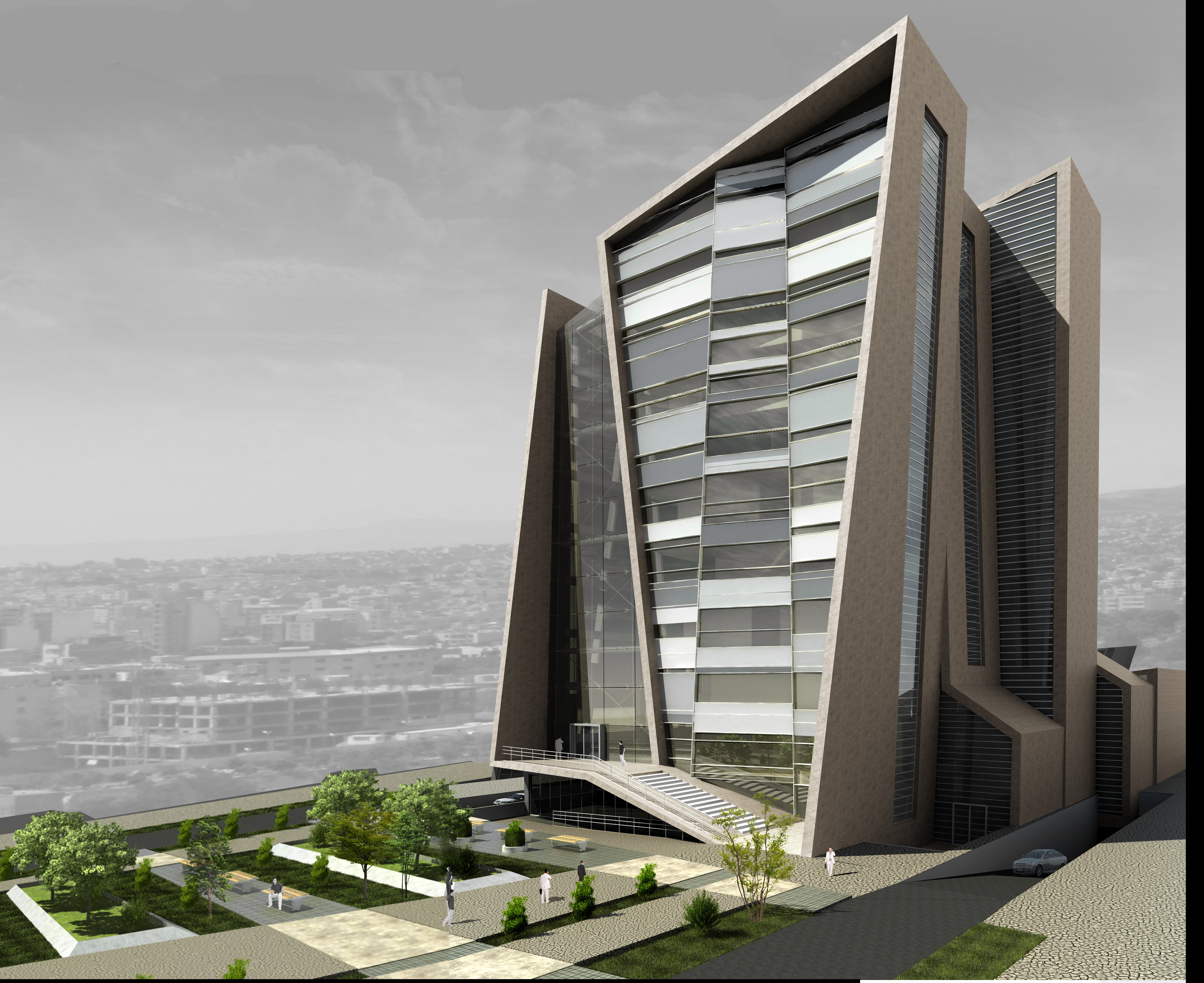 Construction Engineers Organization Building by Naqsh Sazan Pars ...