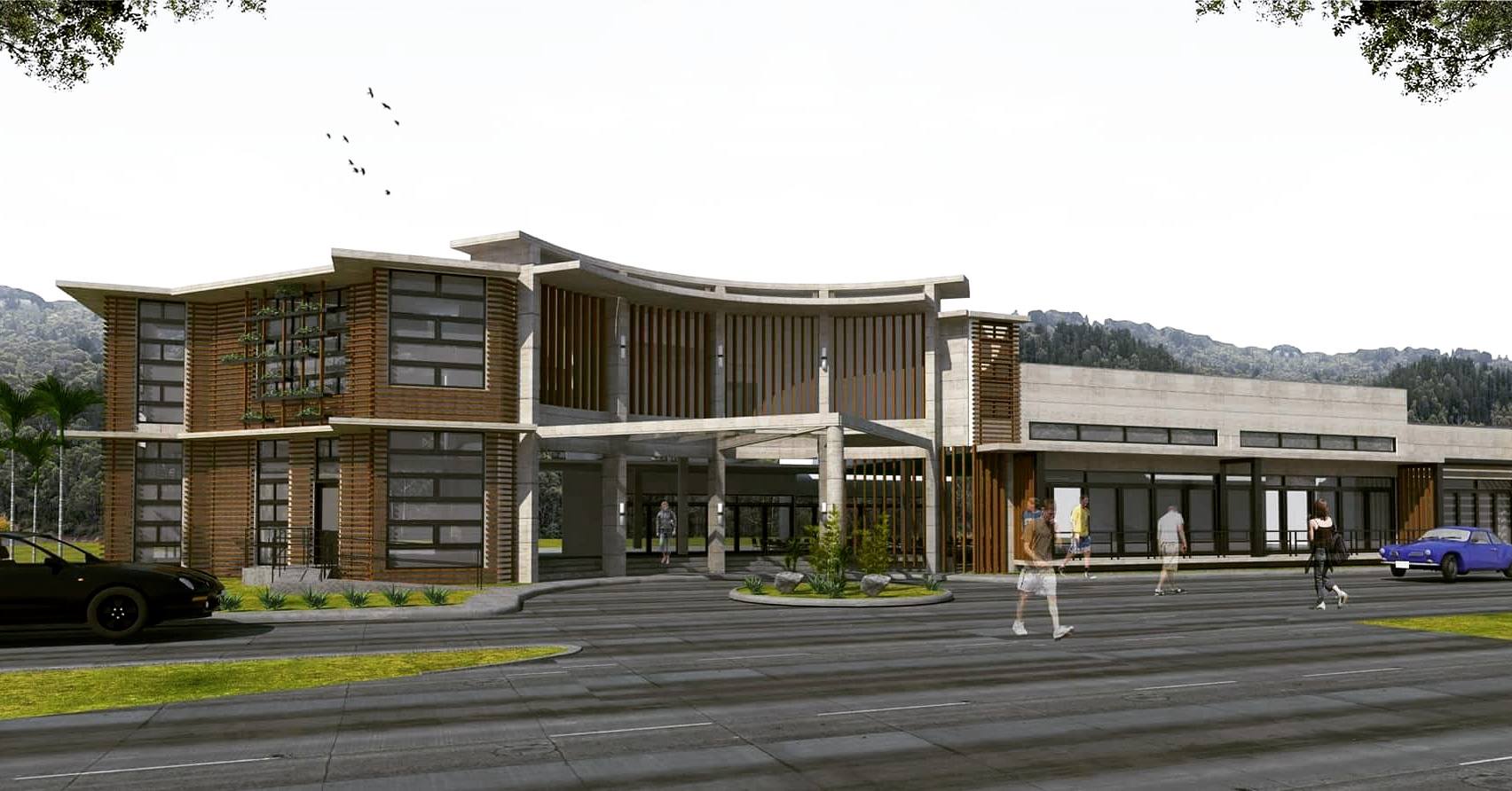 2 Storey Multipurpose Hall by PBELL + A.ID - Architizer