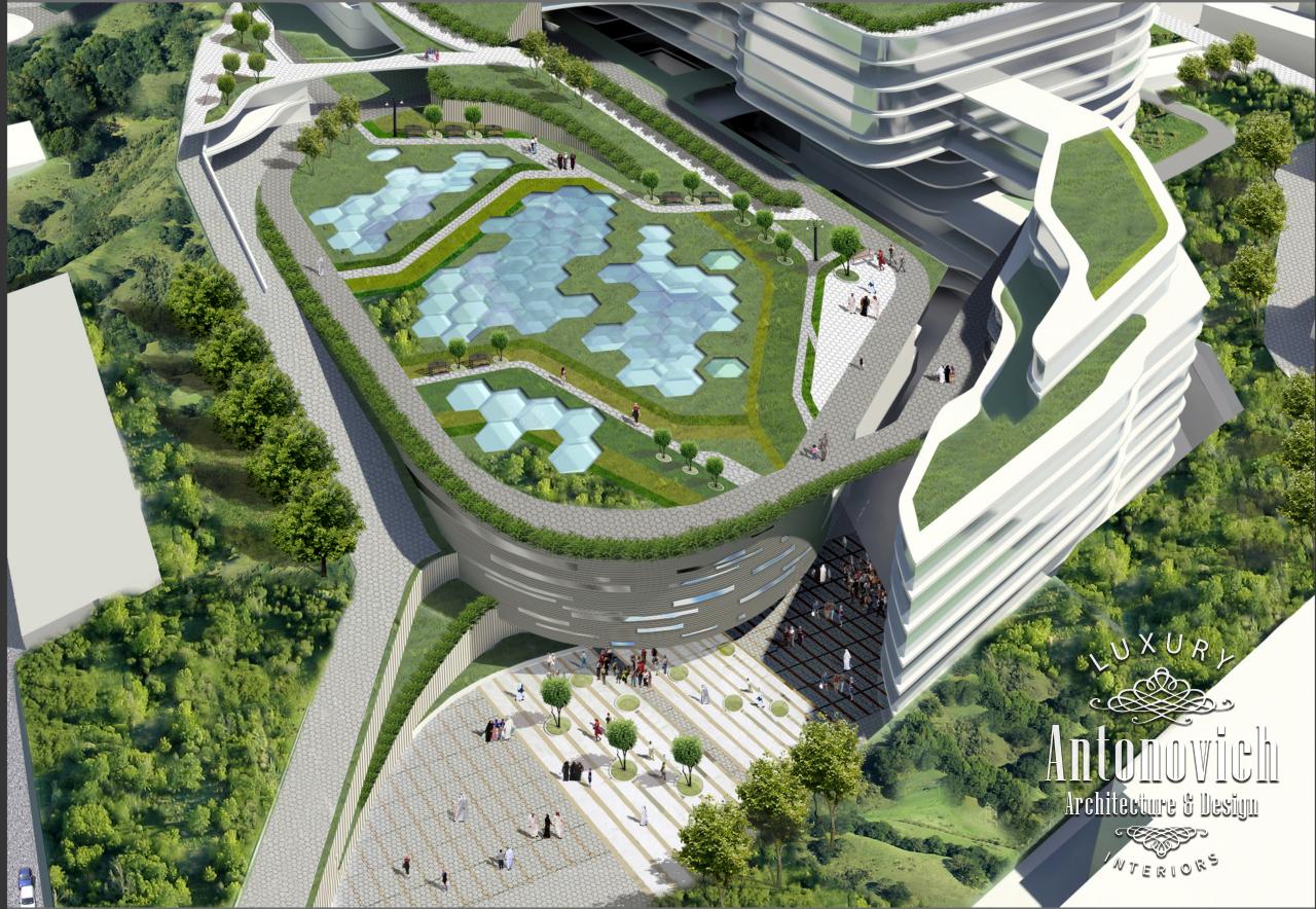 The architectural design of a residential complex in the UAE by LUXURY ...