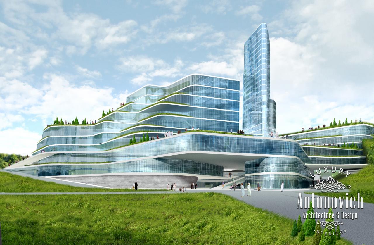 The architectural design of a residential complex in the UAE by LUXURY ...