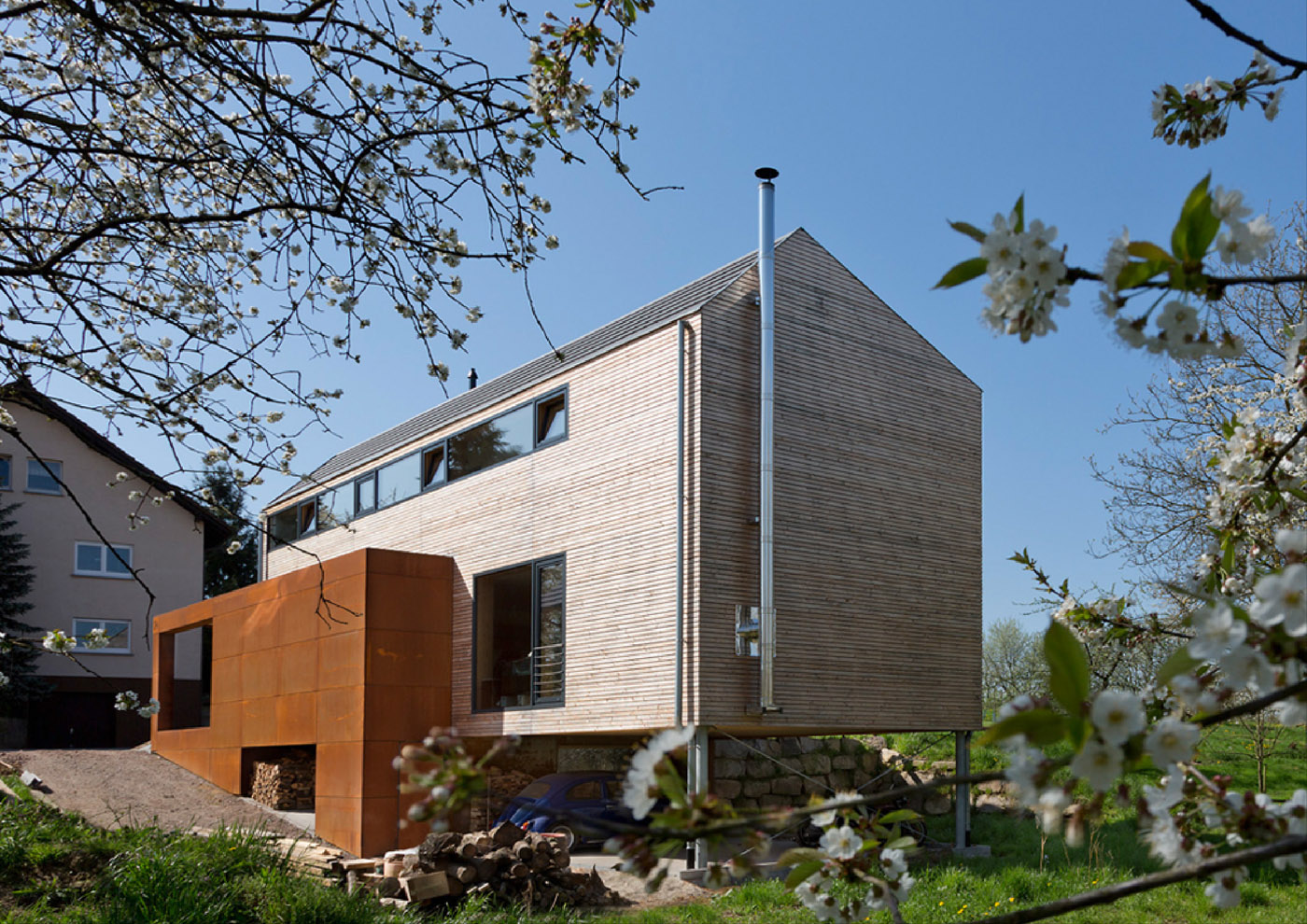 Cherry Blossom House by ÜberRaum Architects - Architizer