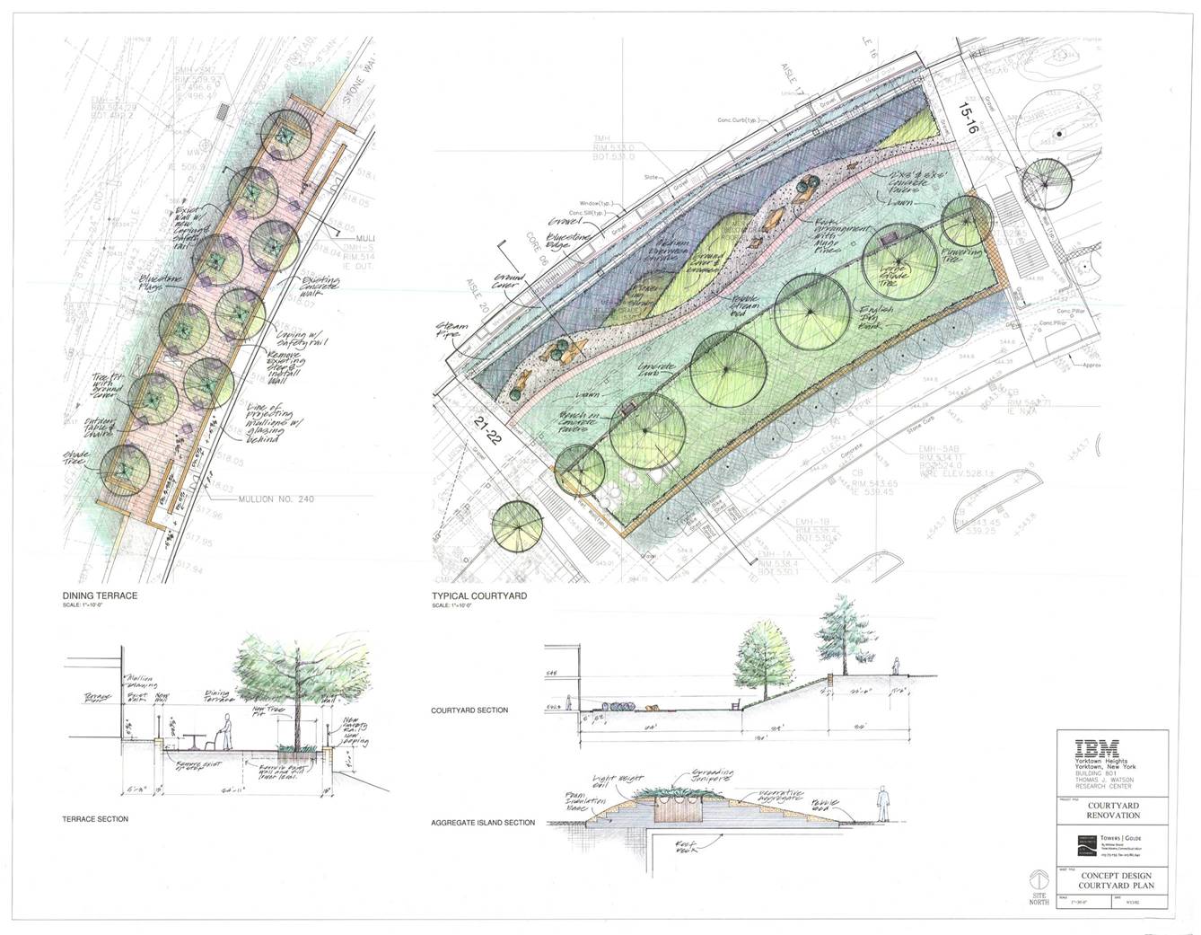 IBM - Japenese Garden Courtyard by Towers | Golde - Architizer