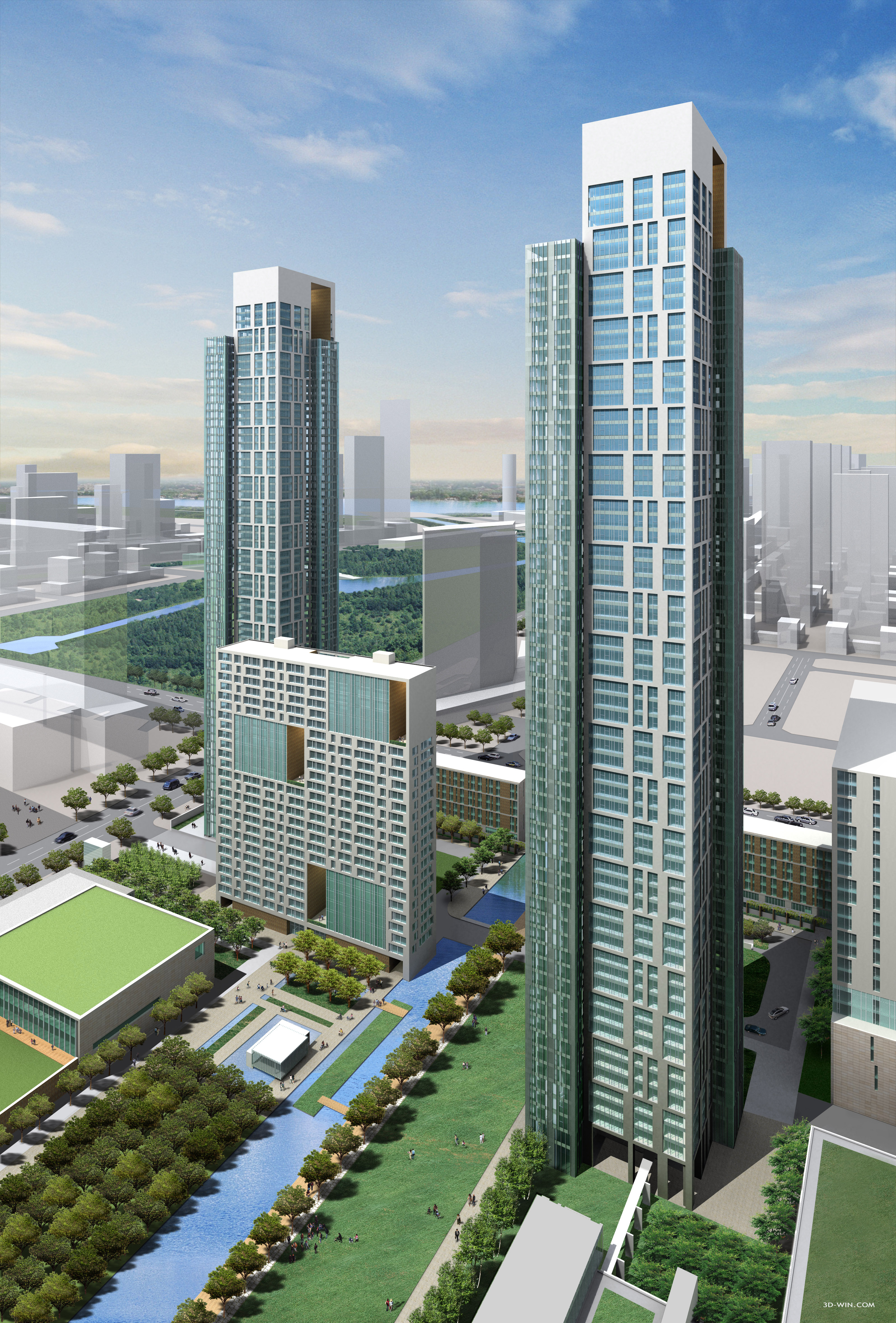 Song-do City by Towers | Golde - Architizer