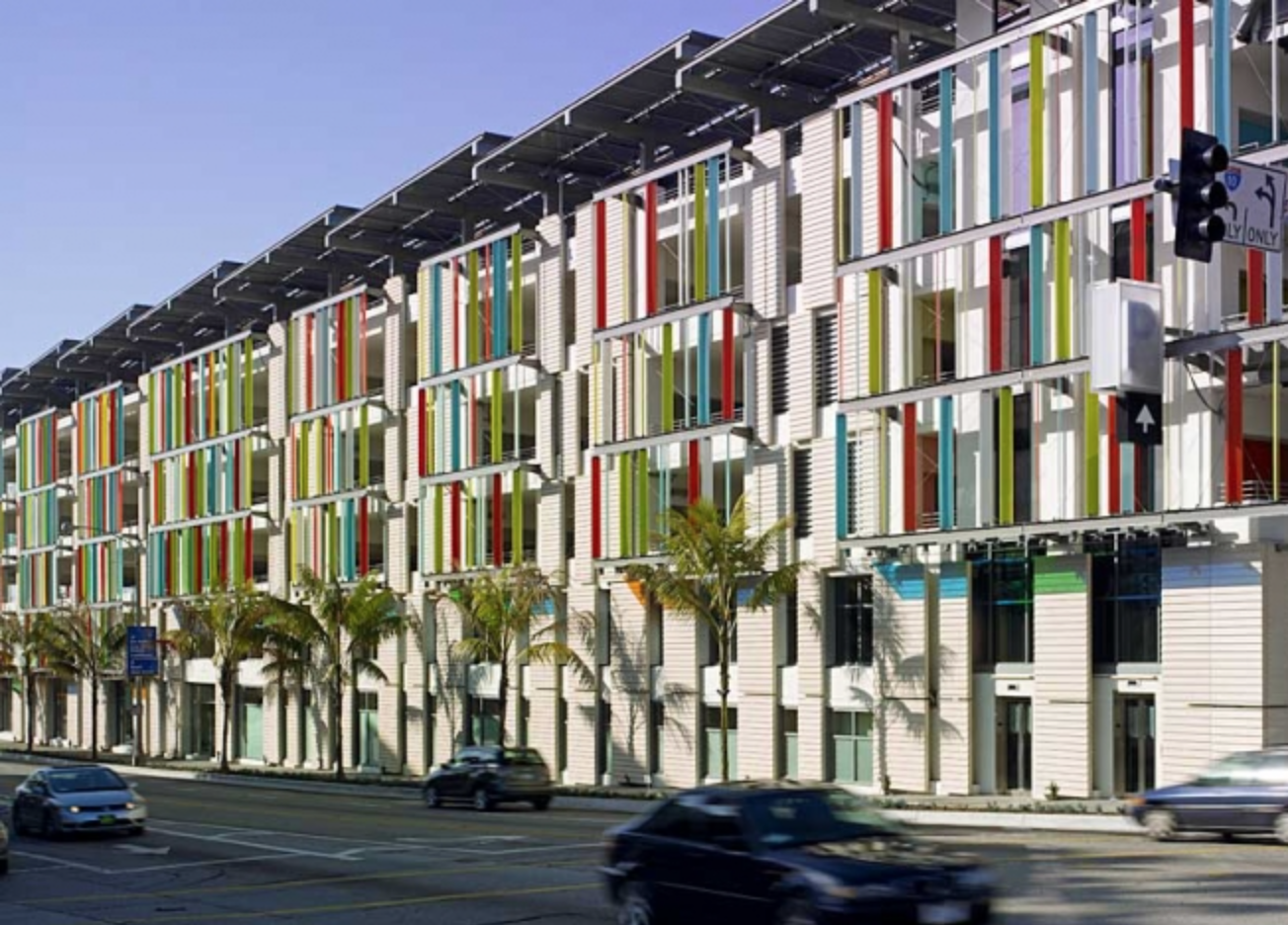 Santa Monica Civic Center Parking Structure by Moore Ruble Yudell ...