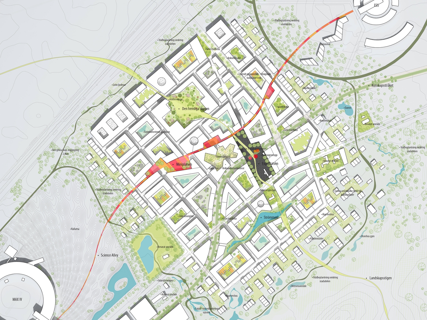Lund Science Village Masterplan by schmidt hammer lassen architects ...