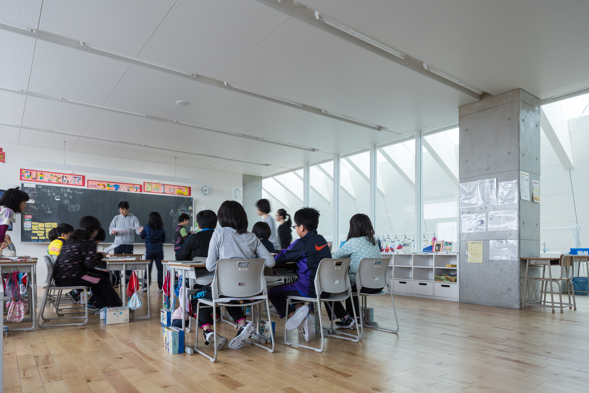 Idea 1397787: Numata Elementary school by Atelier BNK in Uryu District ...