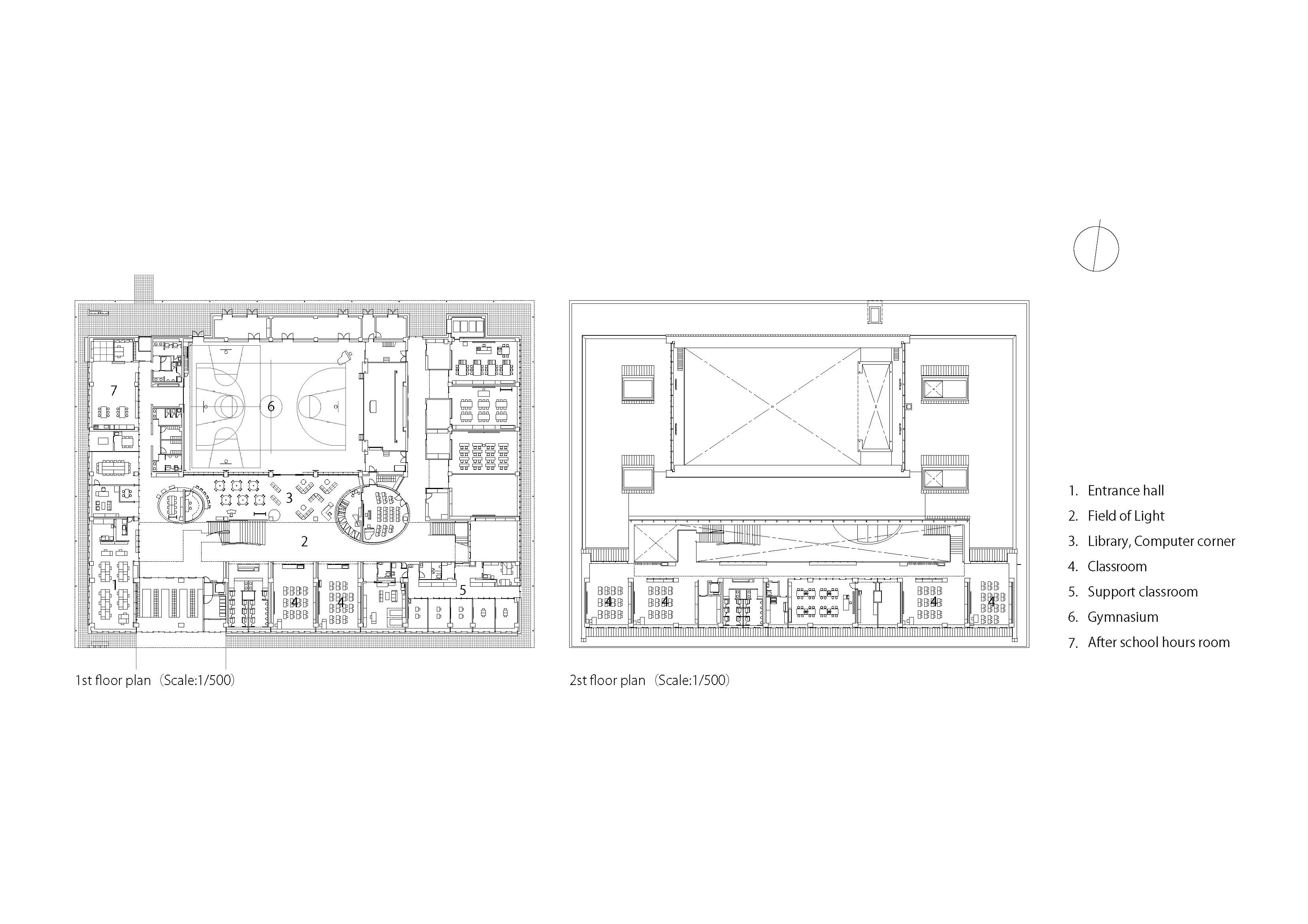 Idea 1397790: Numata Elementary school by Atelier BNK in Uryu District ...