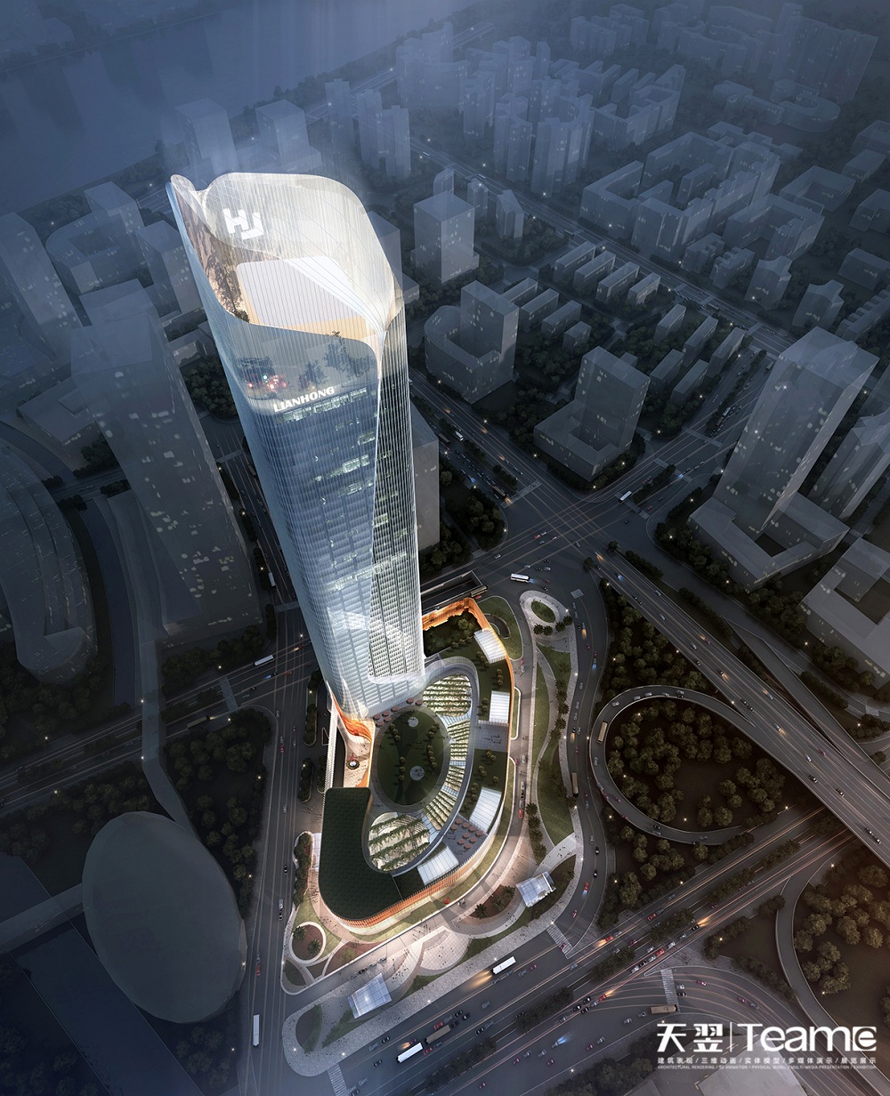Mixed use--Financial Tower by Team-E - Architizer