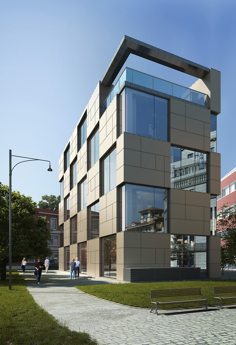 Architectural Commercial Rendering by Purest 3D Studios - Architizer