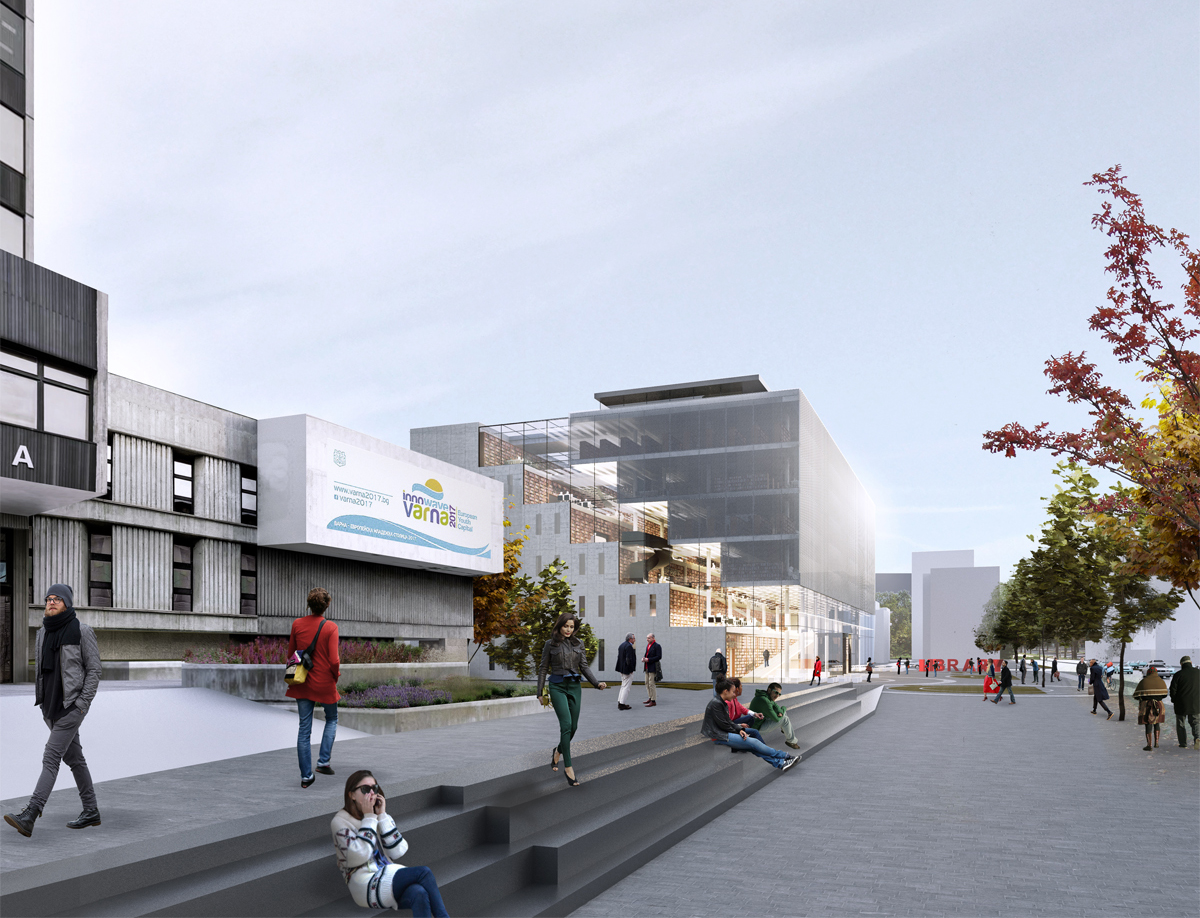 Idea 1409591: Varna Regional Library 'Pencho Slaveykov', 1st prize ...