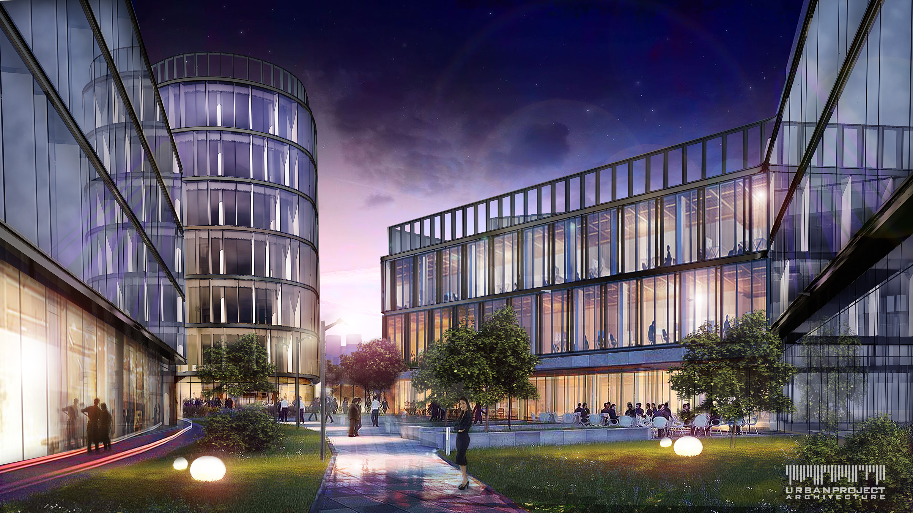 THE GARDEN COURTYARD OFFICE by URBAN PROJECT Sp. z o.o. - Architizer