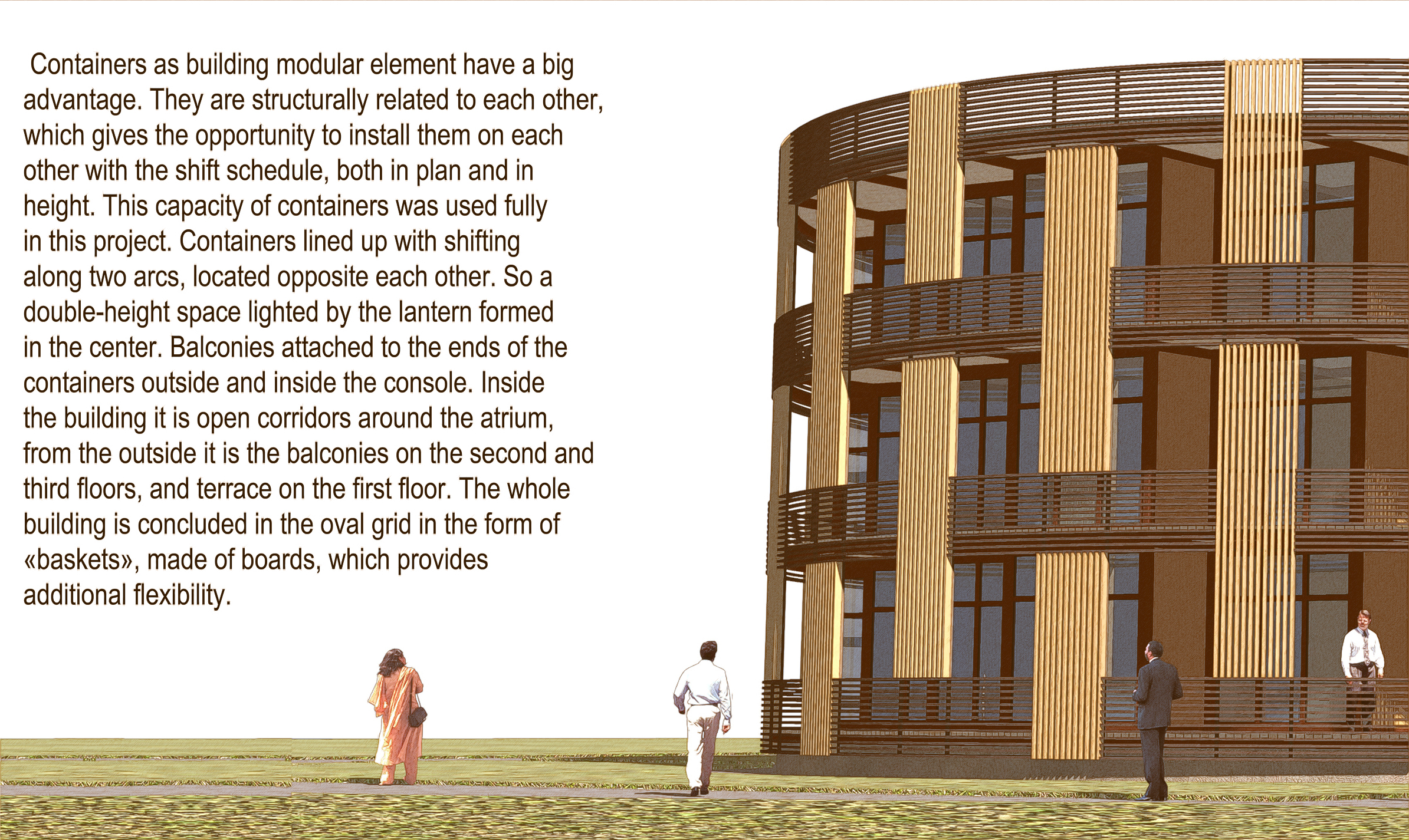 "Modular building design project”. Student housing (dormitory) for 100 ...