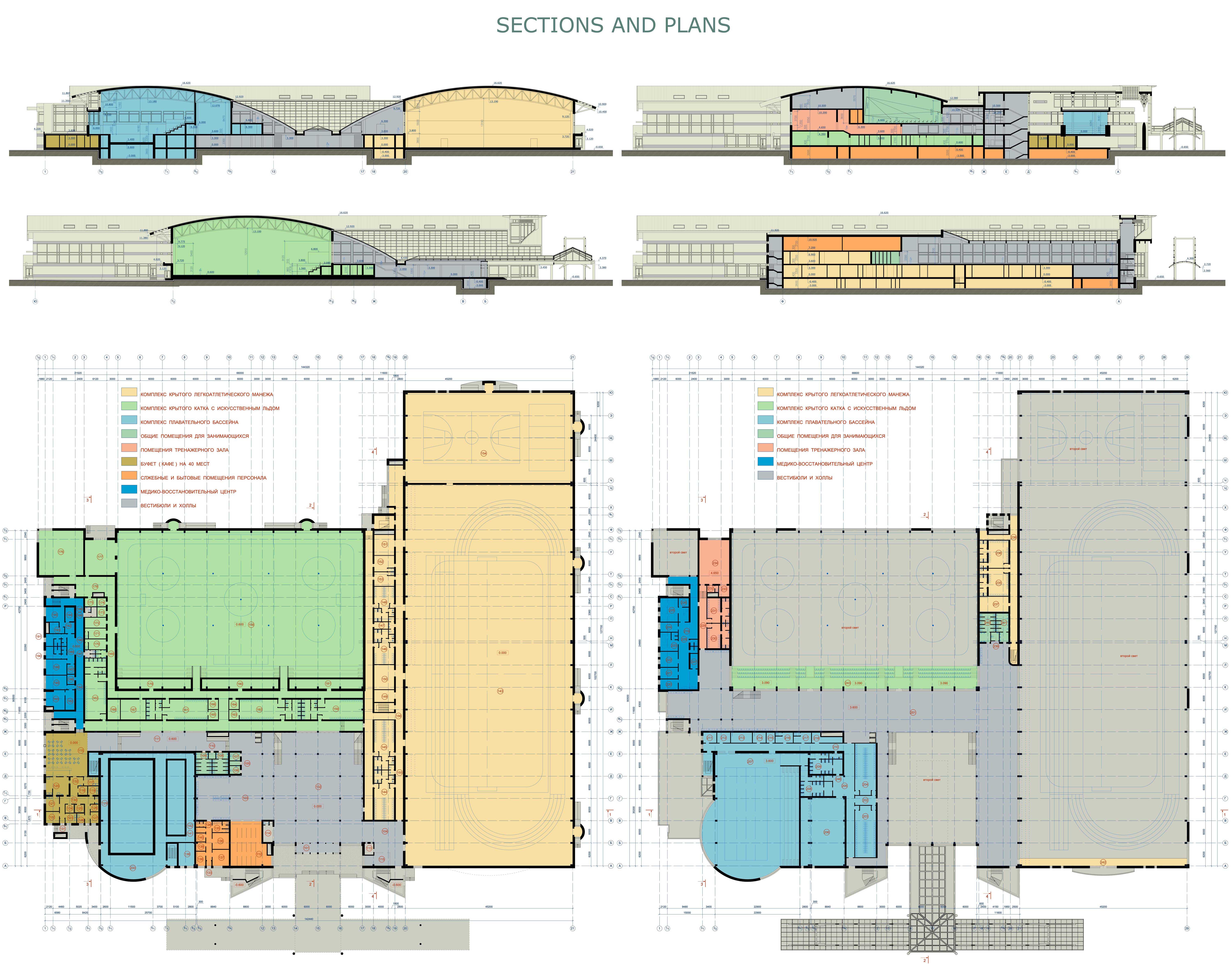 Project of School for Children and Youth Sports. by ArchiLEM - Architizer