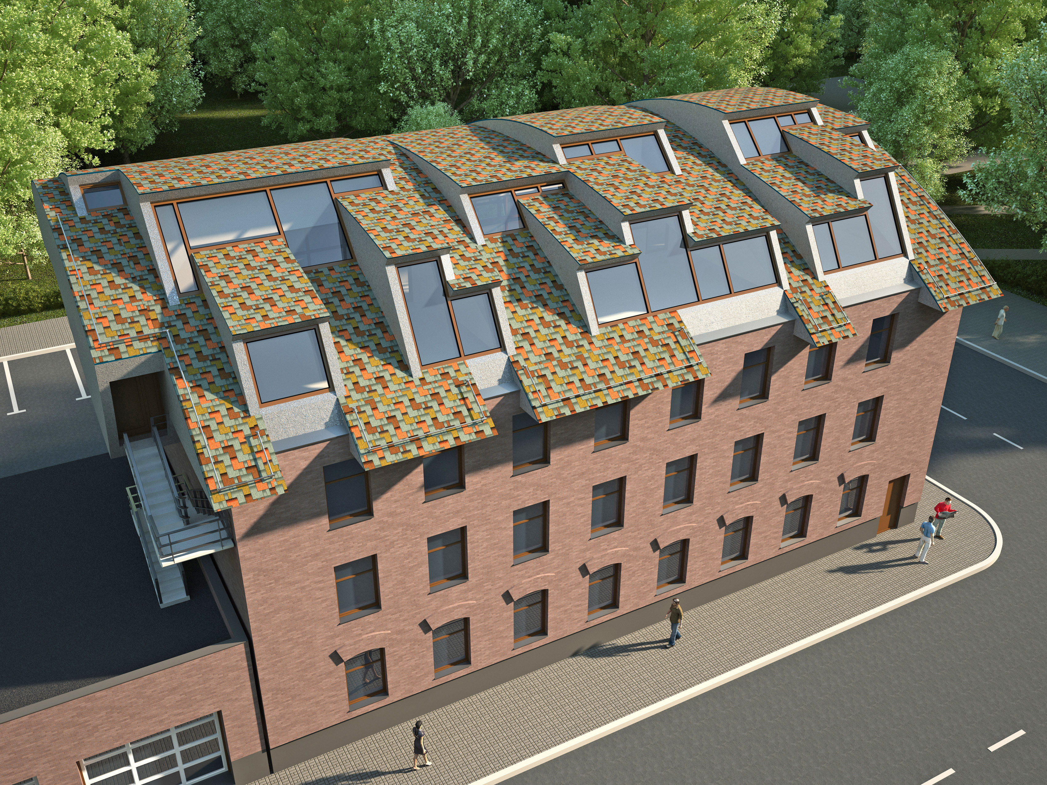 "Modular building design project”. Student housing (dormitory) for 100 ...