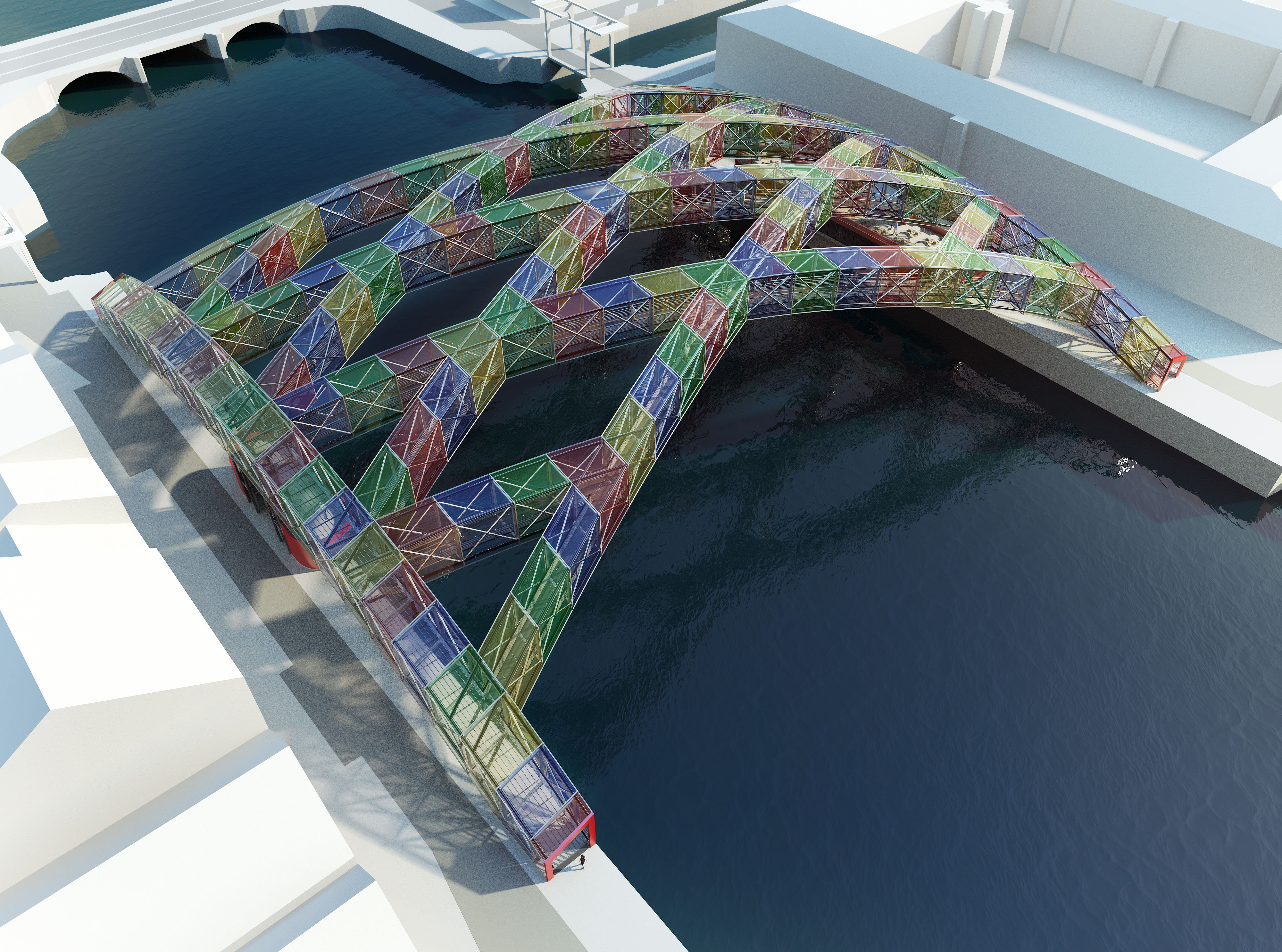 Pedestrian bridge in Amsterdam. by ArchiLEM - Architizer