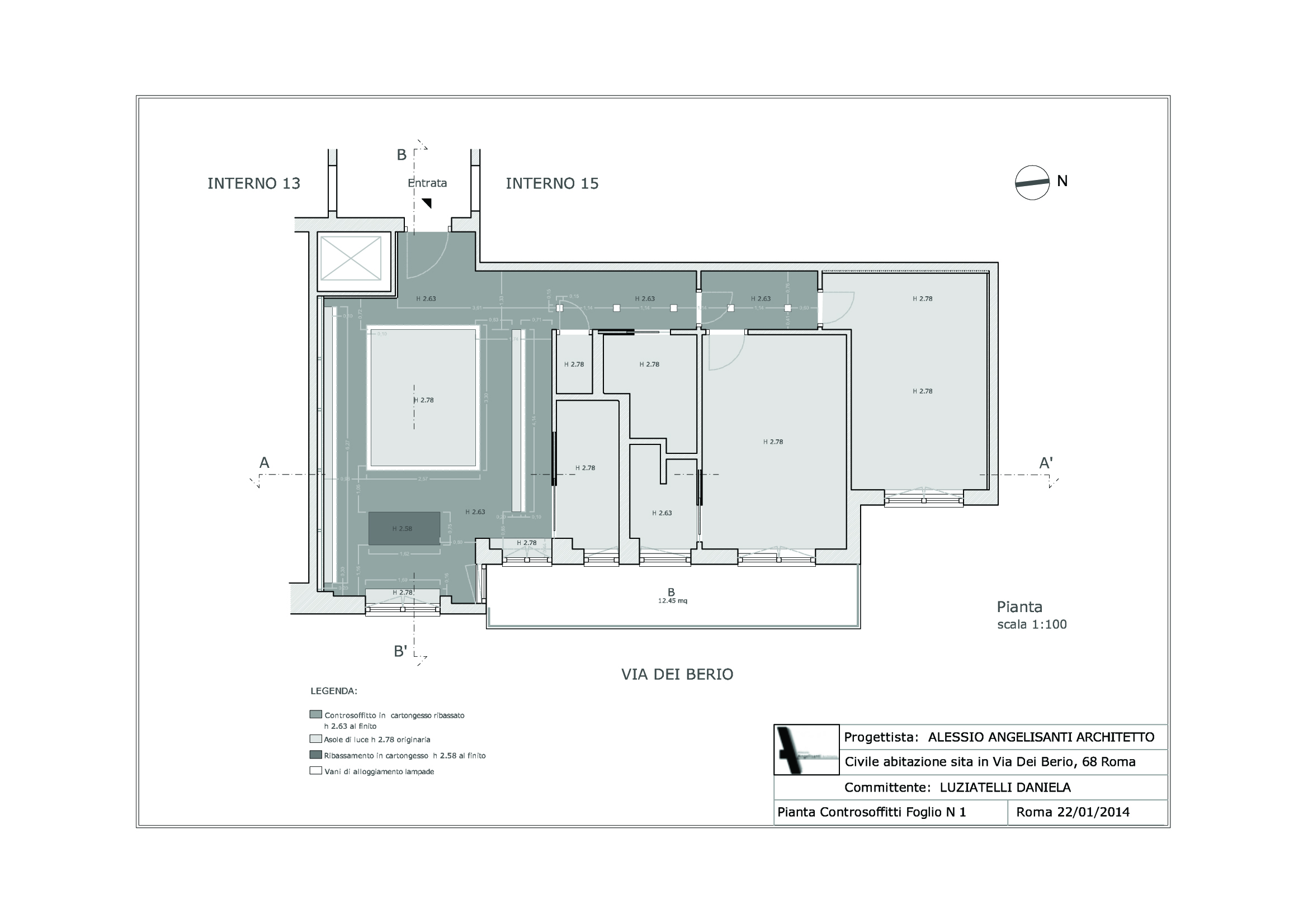 Progetto Ristrutturazione Appartamento Tor Tre Teste, Roma by Alessio ...