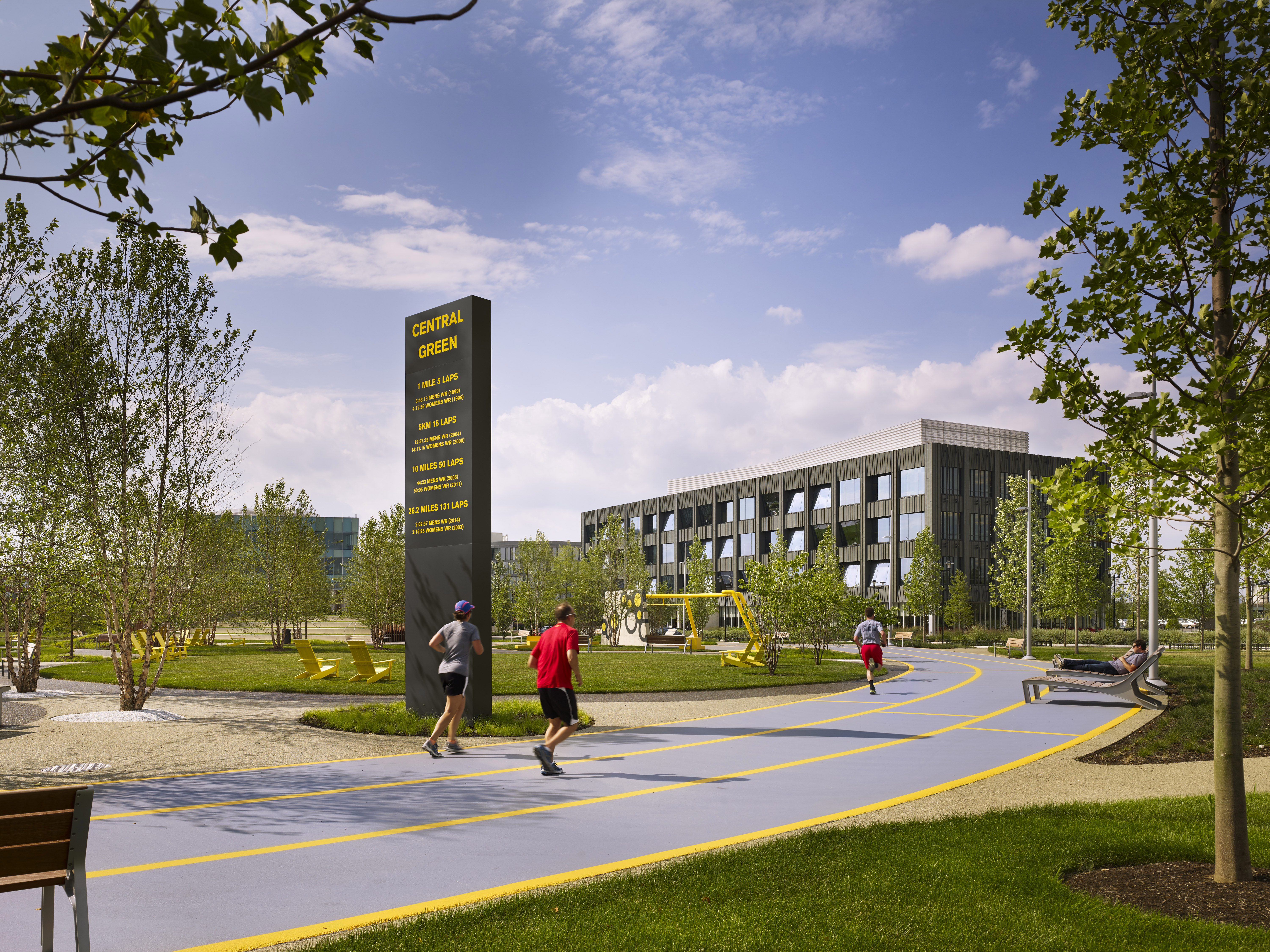 Navy Yard Central Green by Field Operations - Architizer