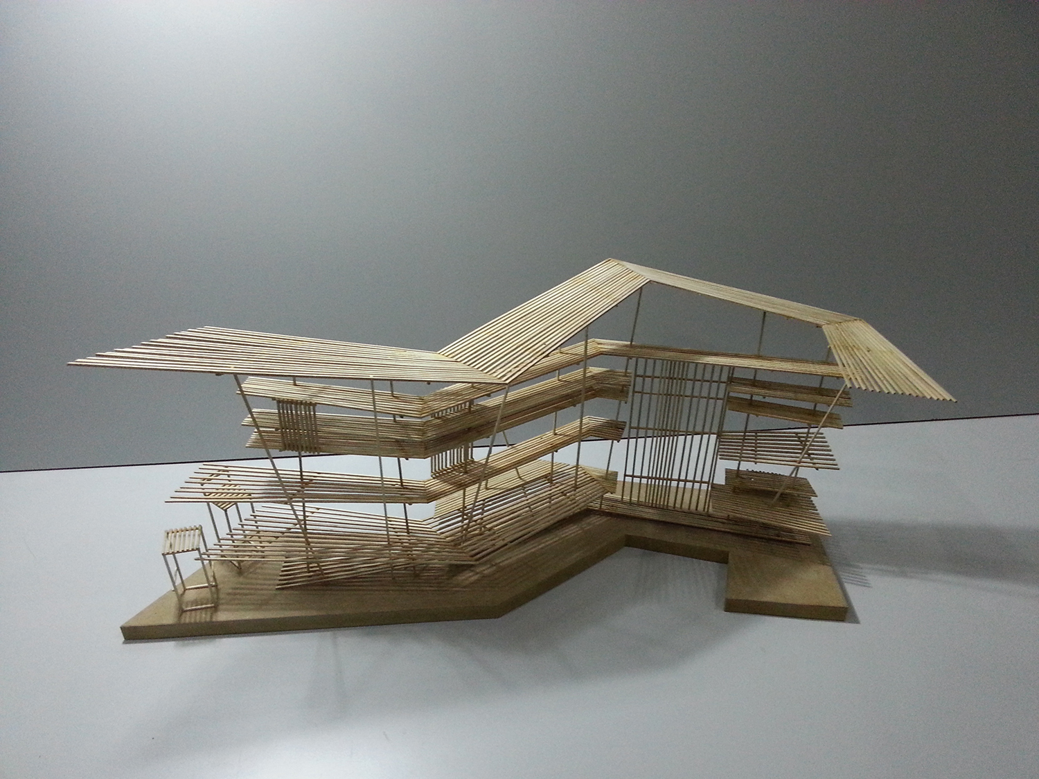 Bamboo-Steel Structure Installation Art by WEI architects (aka ...