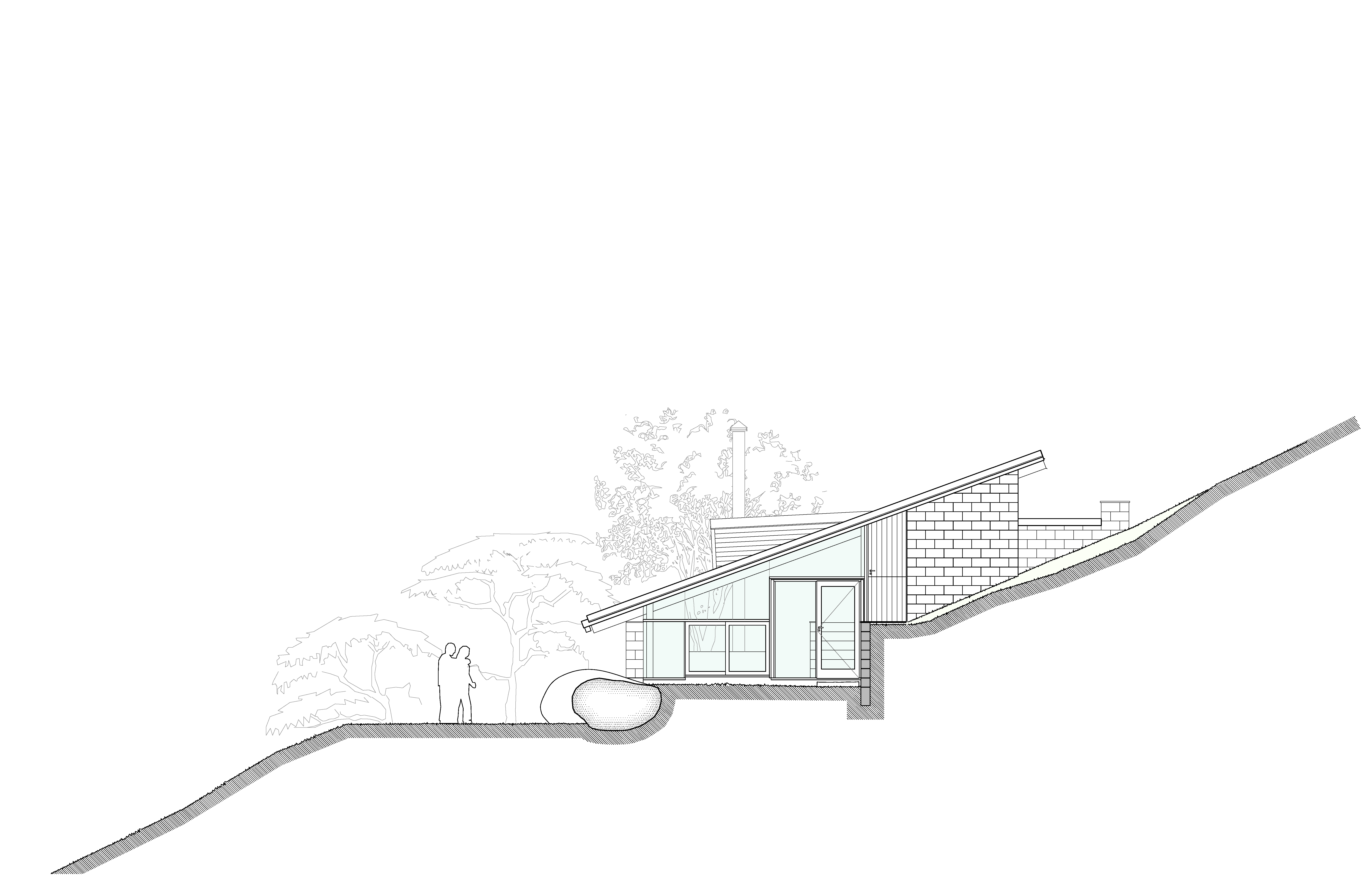 half-slope house by Denis Joelsons + Gabriela Baraúna Uchida - Architizer