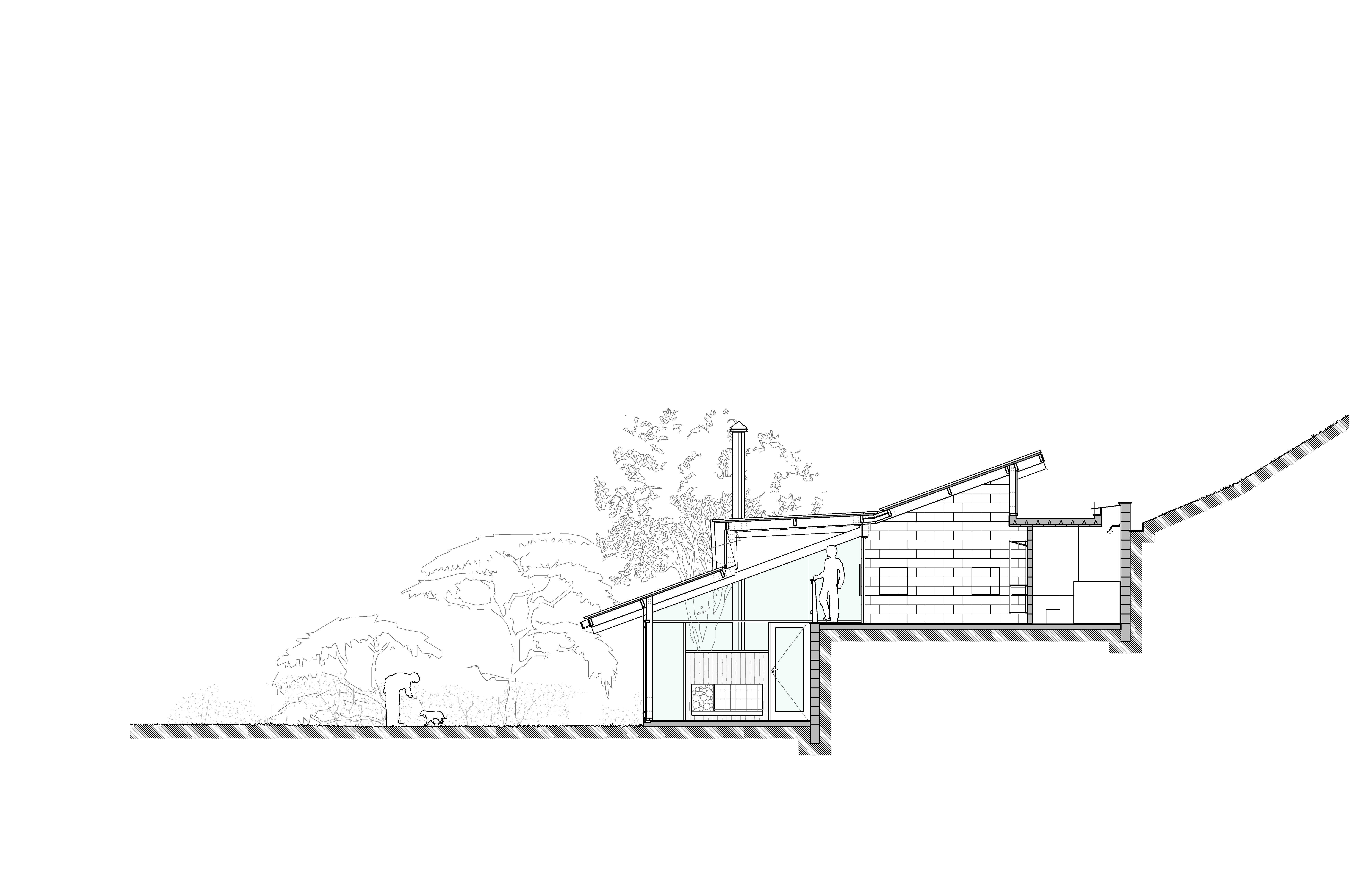 half-slope house by Denis Joelsons + Gabriela Baraúna Uchida - Architizer