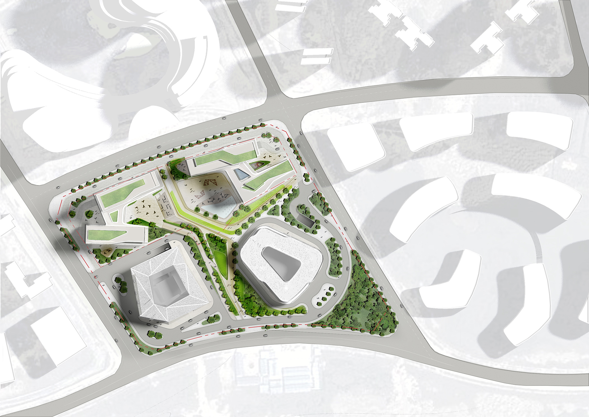 10 DESIGN | High Technology District Commercial Hub by 10 Design ...