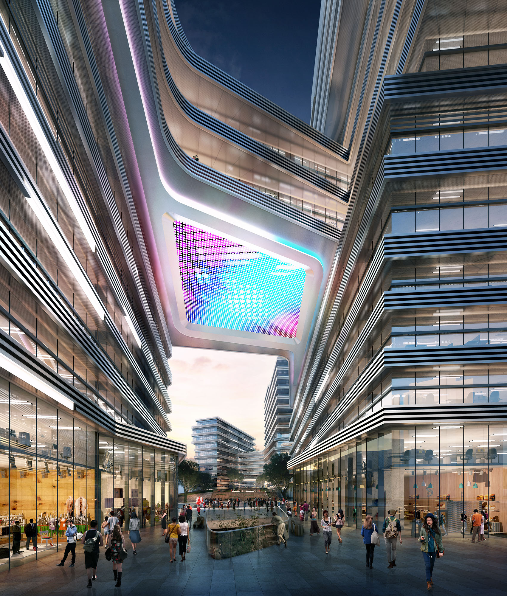 10 DESIGN | High Technology District Commercial Hub by 10 Design ...