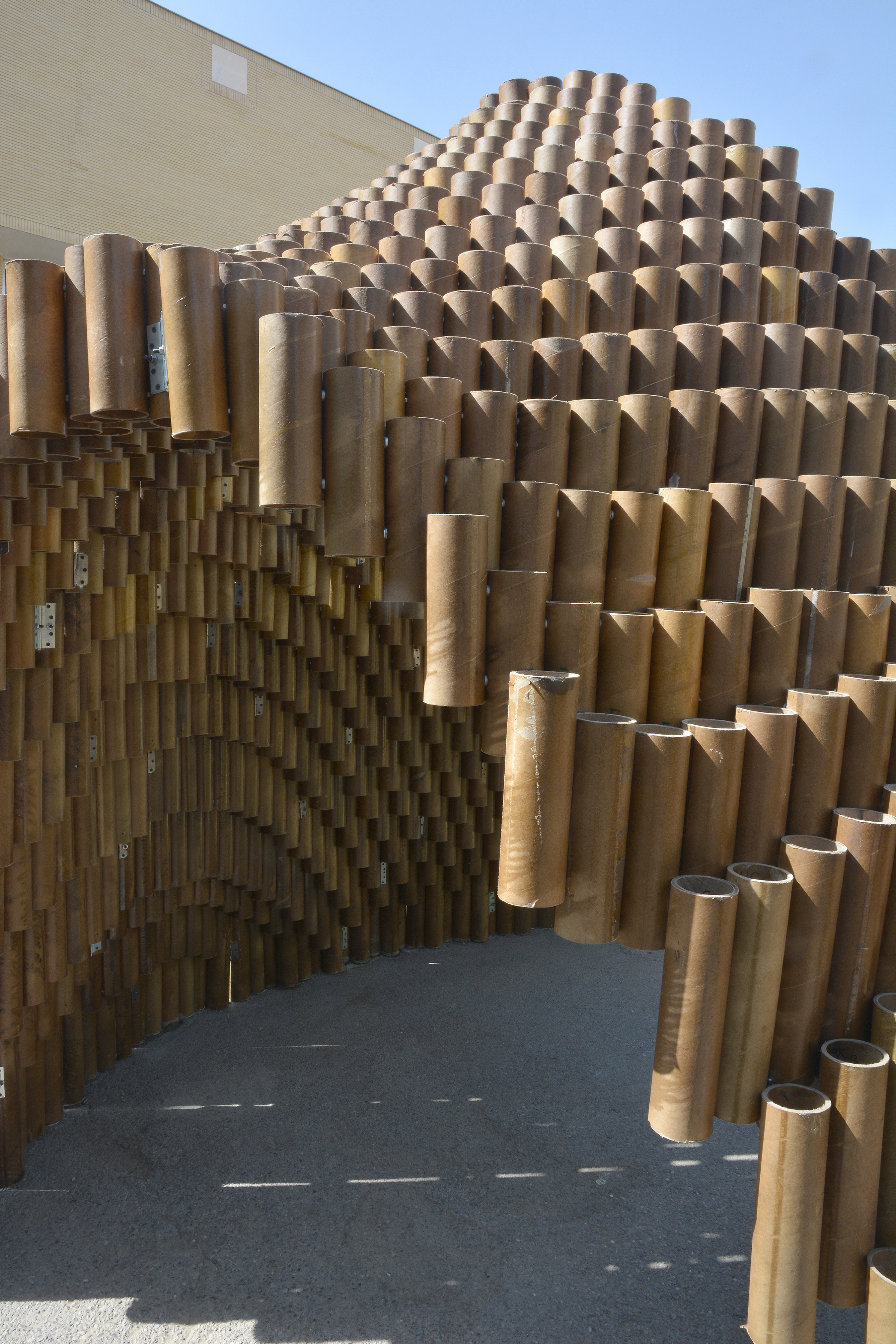 PIPE pavilion - Khayam University temporary pavilion by Farnaz Fattahi ...