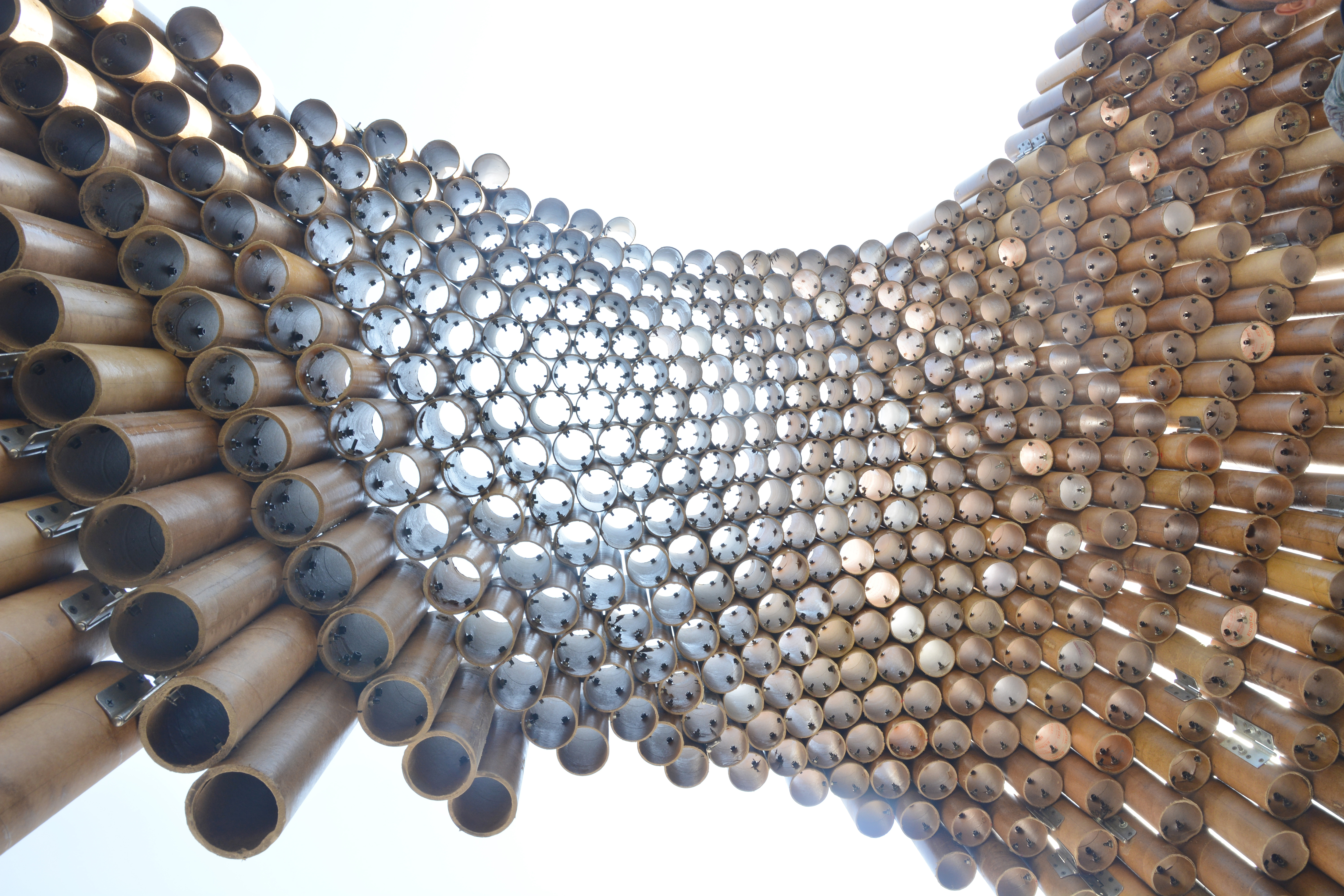 PIPE pavilion - Khayam University temporary pavilion by Farnaz Fattahi ...