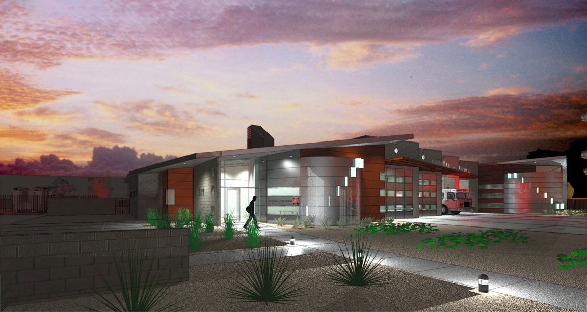 Phoenix Fire Station 59, LEED Platinum by LEA Architects, LLC - Architizer